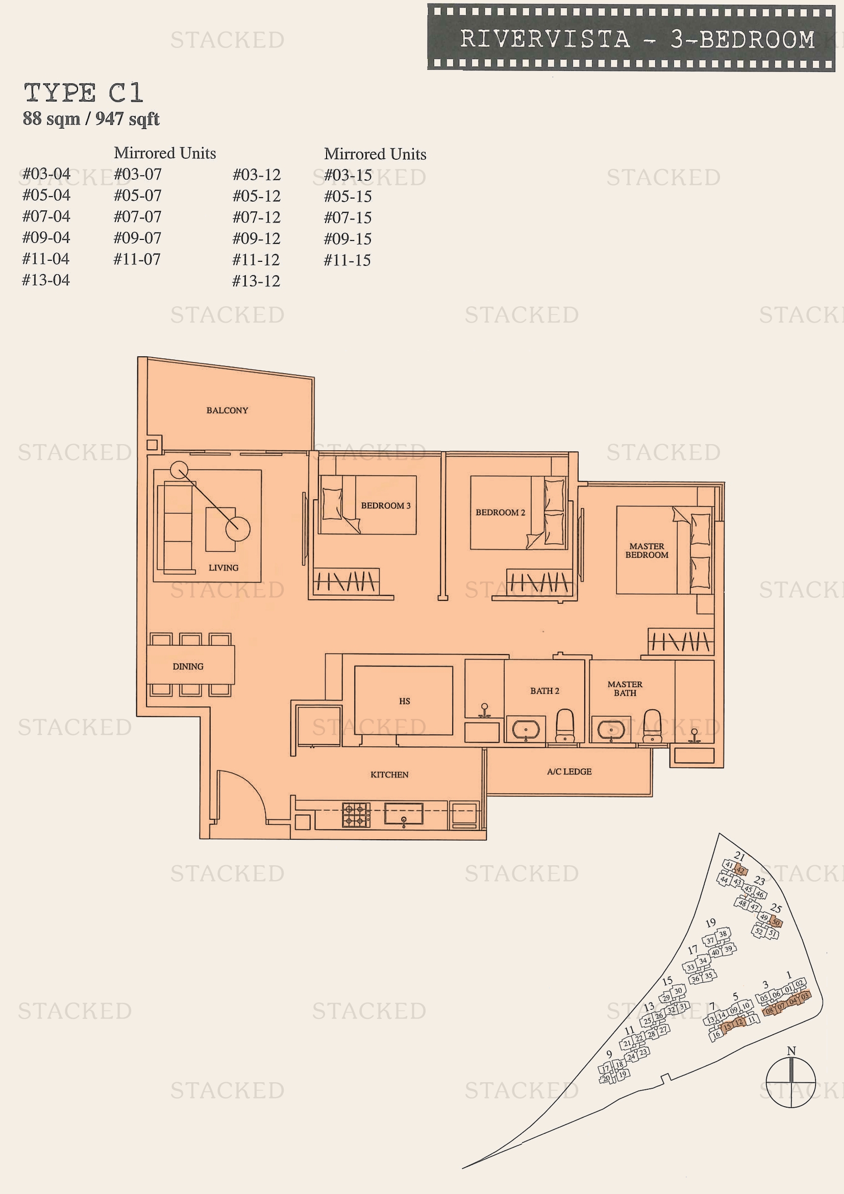 Stacked homes - 1 Canberra Singapore Condo Floor Plans, Images And ...