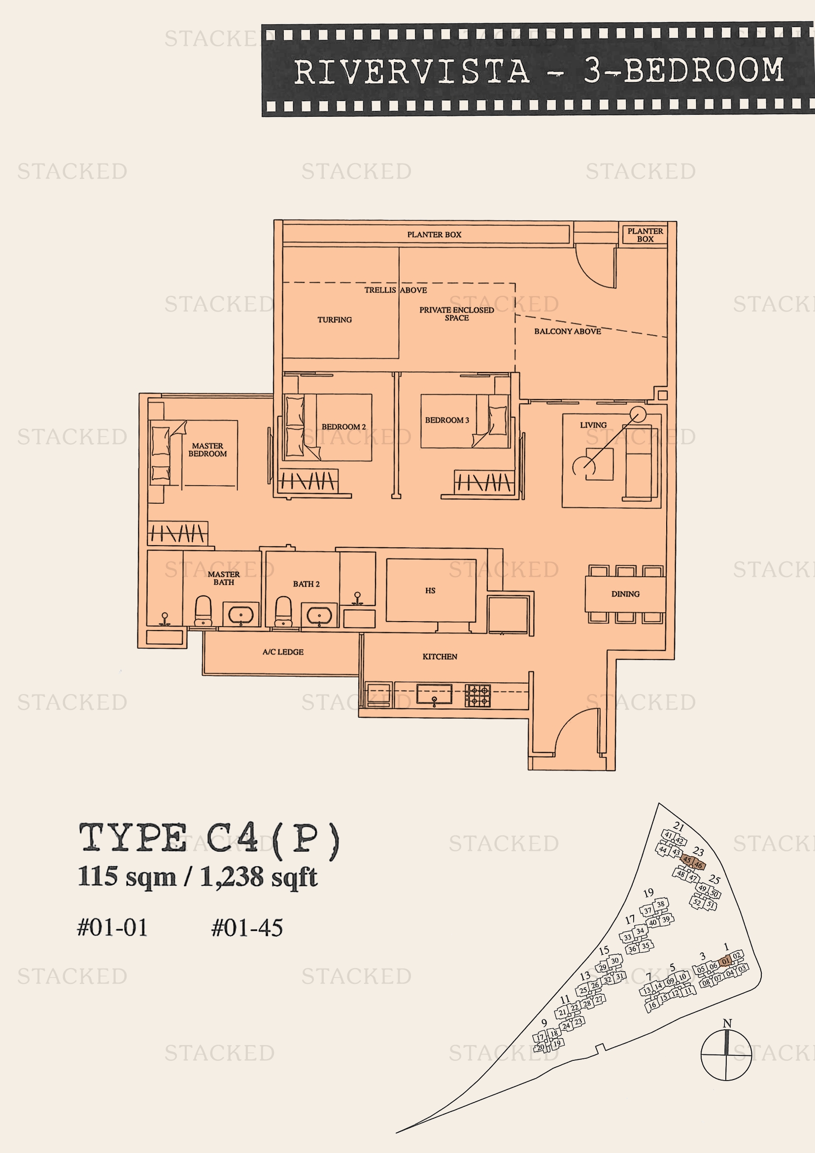 Stacked homes - 1 Canberra Singapore Condo Floor Plans, Images And ...