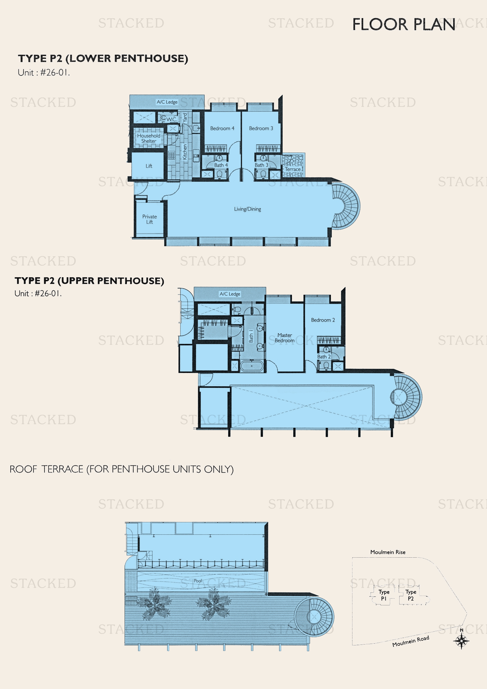 Stacked homes - 1 Moulmein Rise Singapore Condo Floor Plans, Images And ...