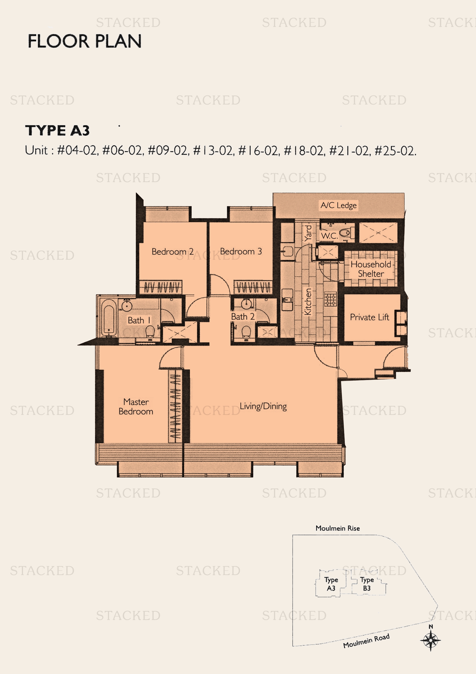 Stacked homes - 1 Moulmein Rise Singapore Condo Floor Plans, Images And ...