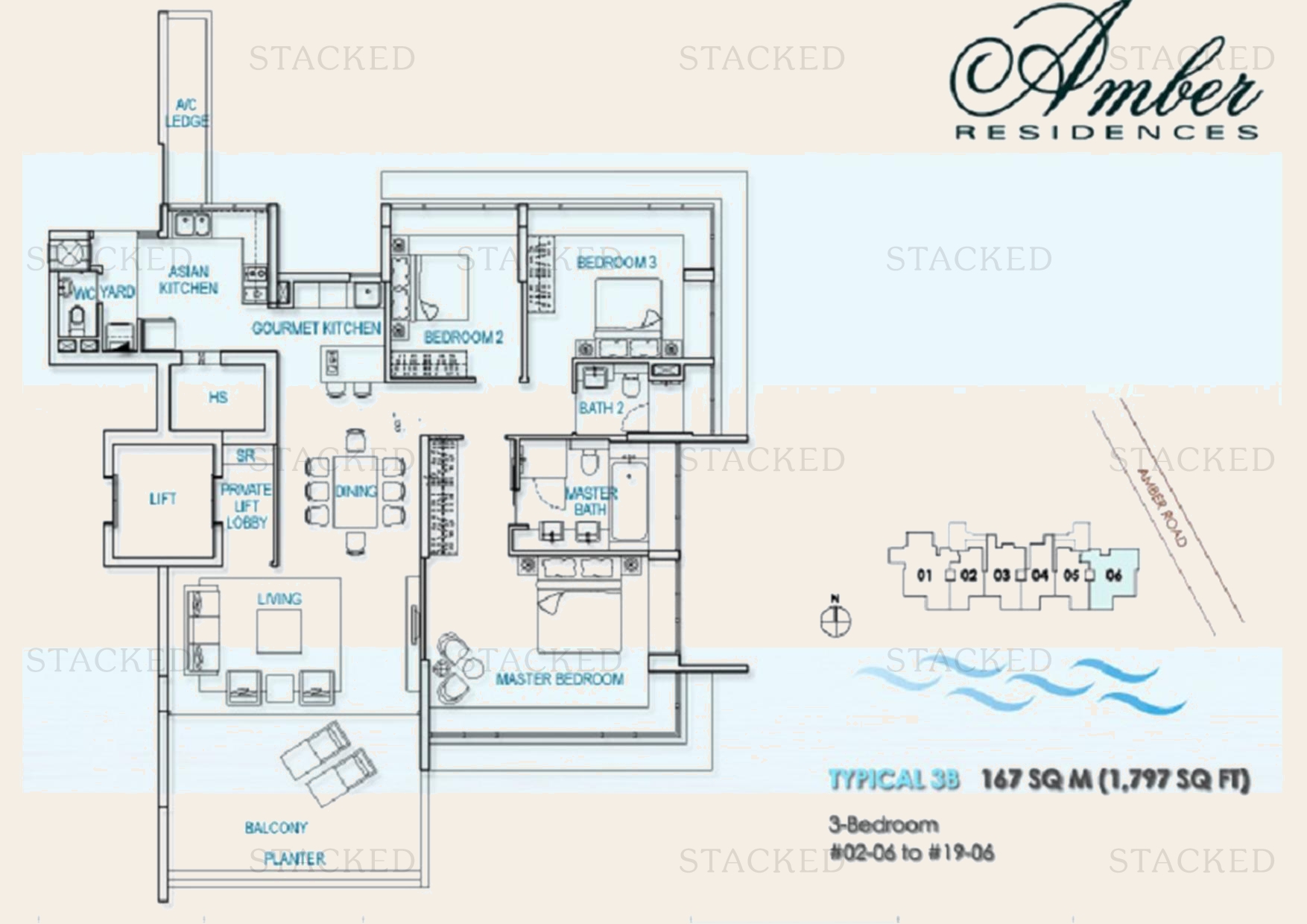Stacked homes - Amber Residences Singapore Condo Floor Plans, Images ...