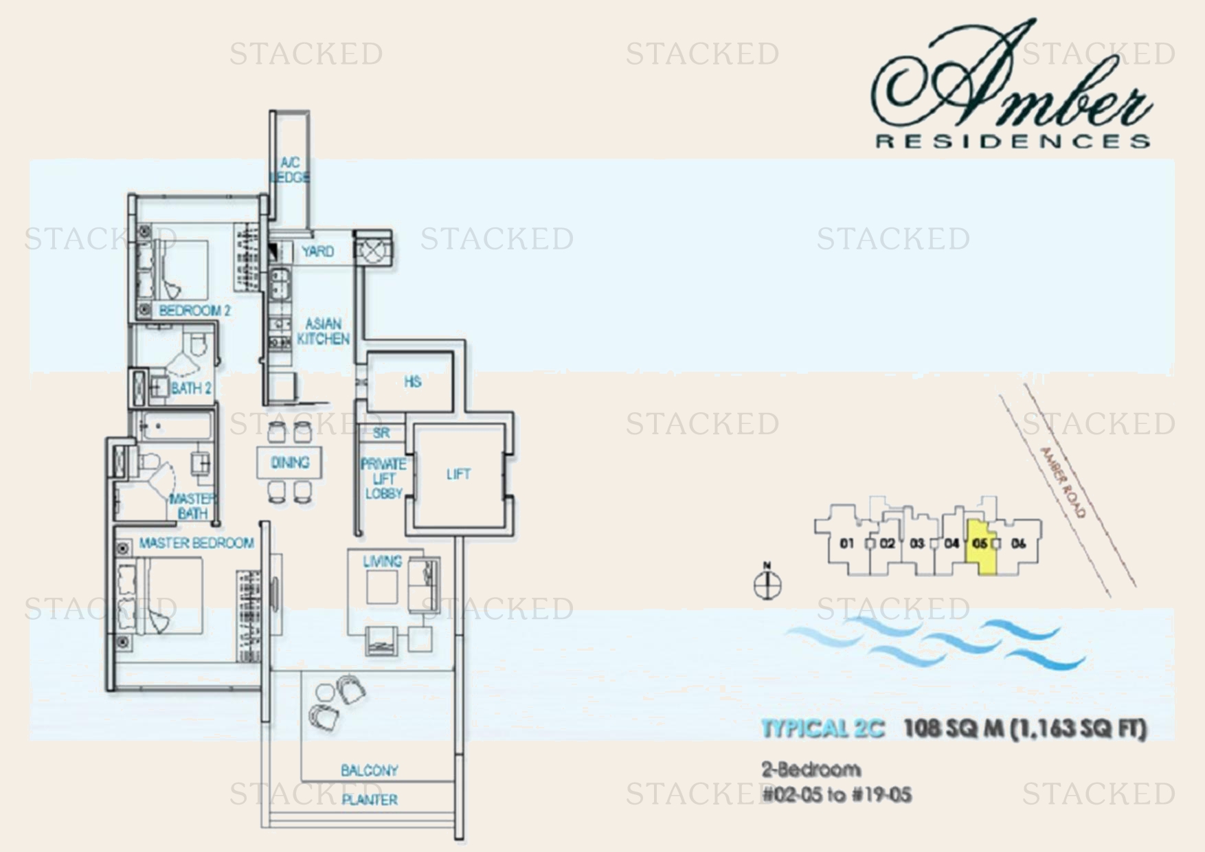 Stacked homes - Amber Residences Singapore Condo Floor Plans, Images ...