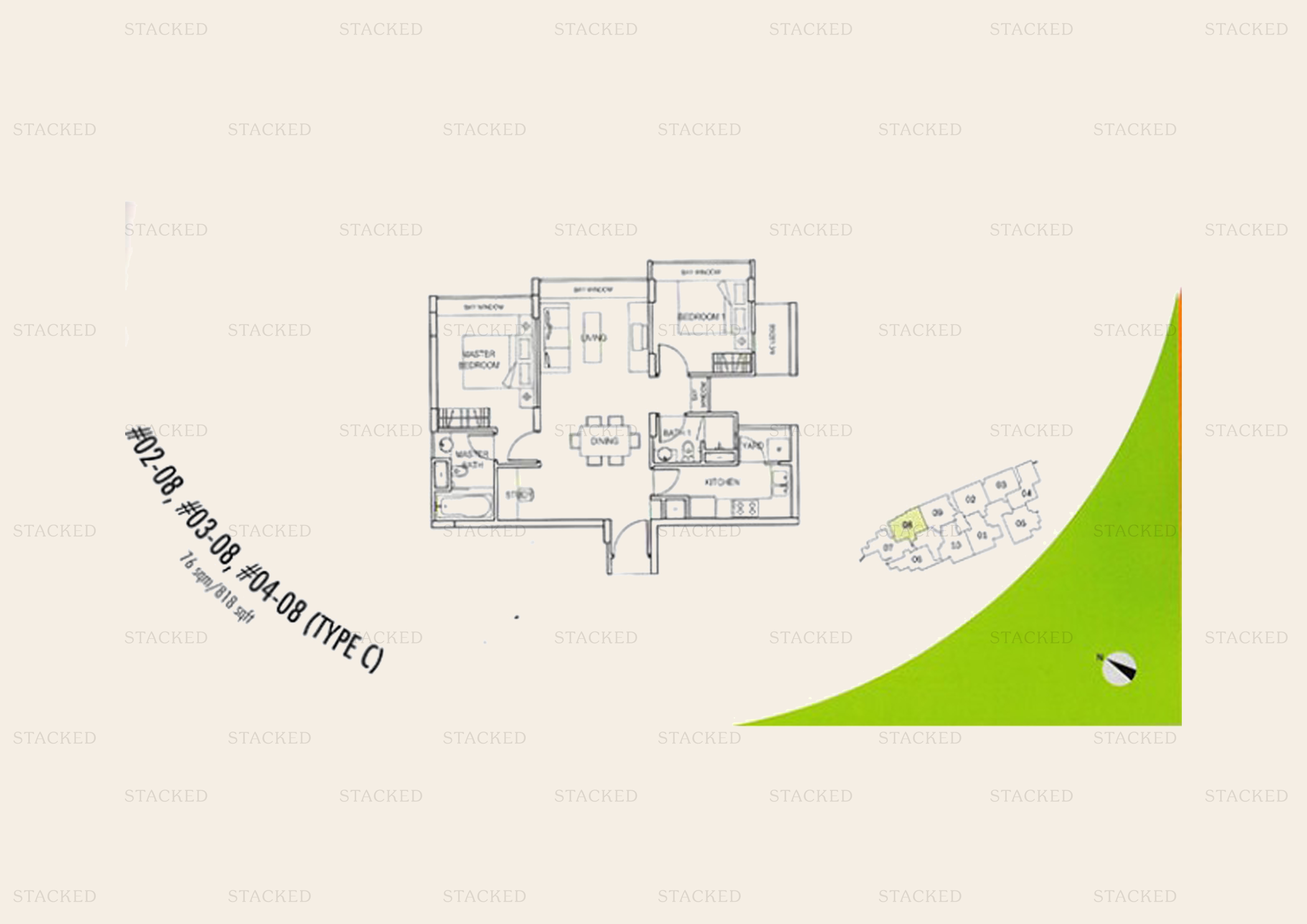 Stacked homes - Axis @ Siglap Singapore Condo Floor Plans, Images And ...