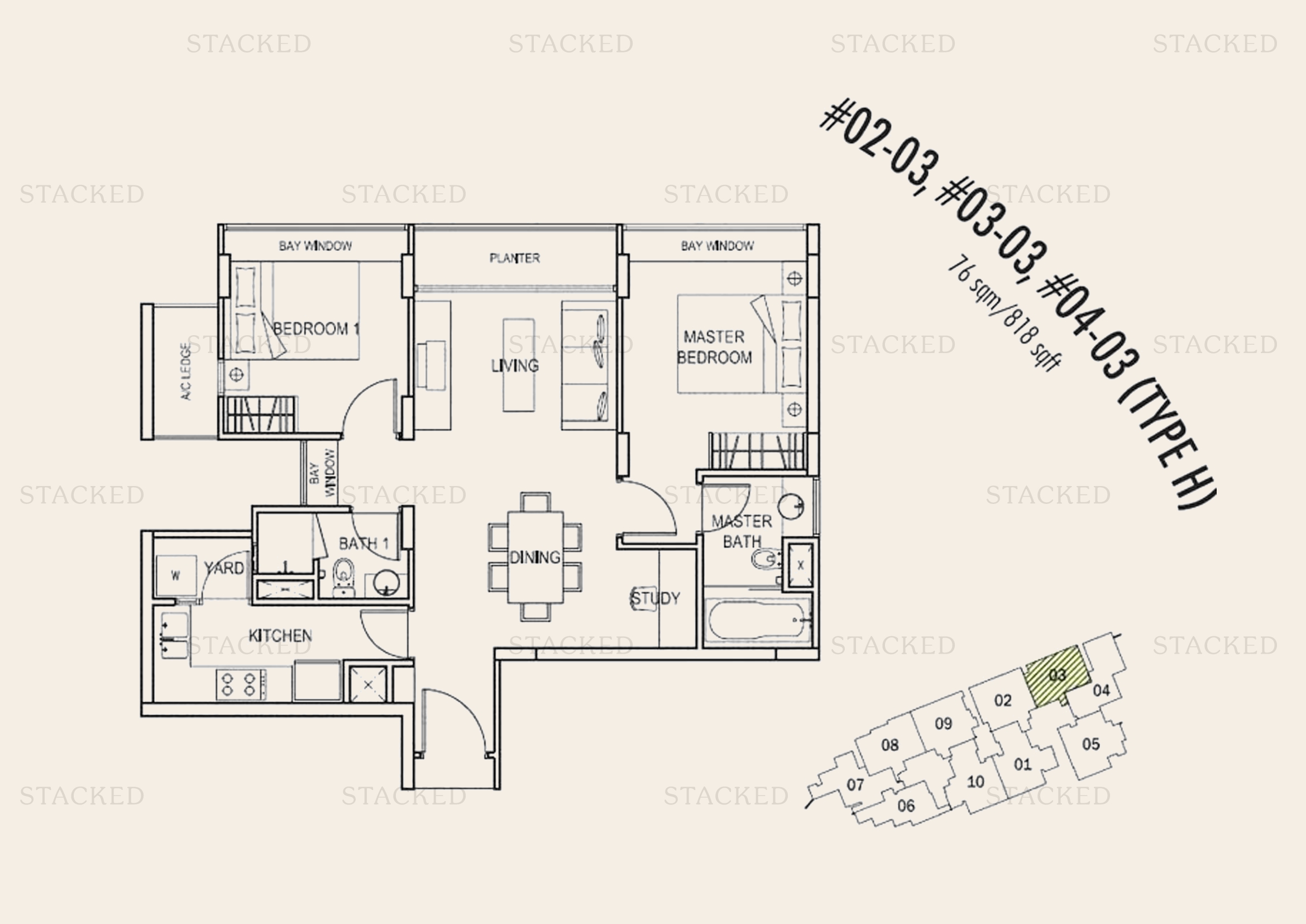 Stacked homes - Axis @ Siglap Singapore Condo Floor Plans, Images And ...