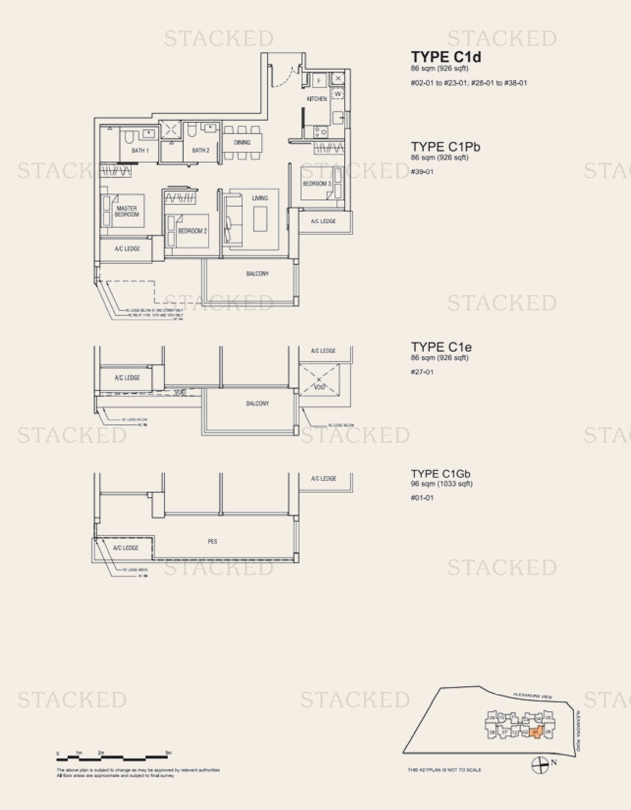 Stacked homes - Alex Residences Singapore Condo Floor Plans, Images And ...