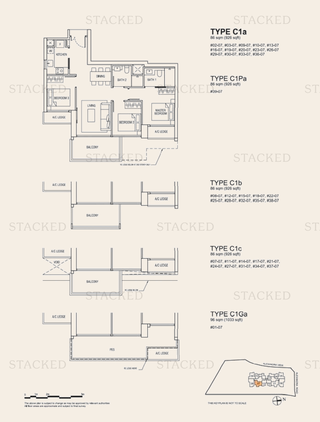 Stacked homes - Alex Residences Singapore Condo Floor Plans, Images And ...