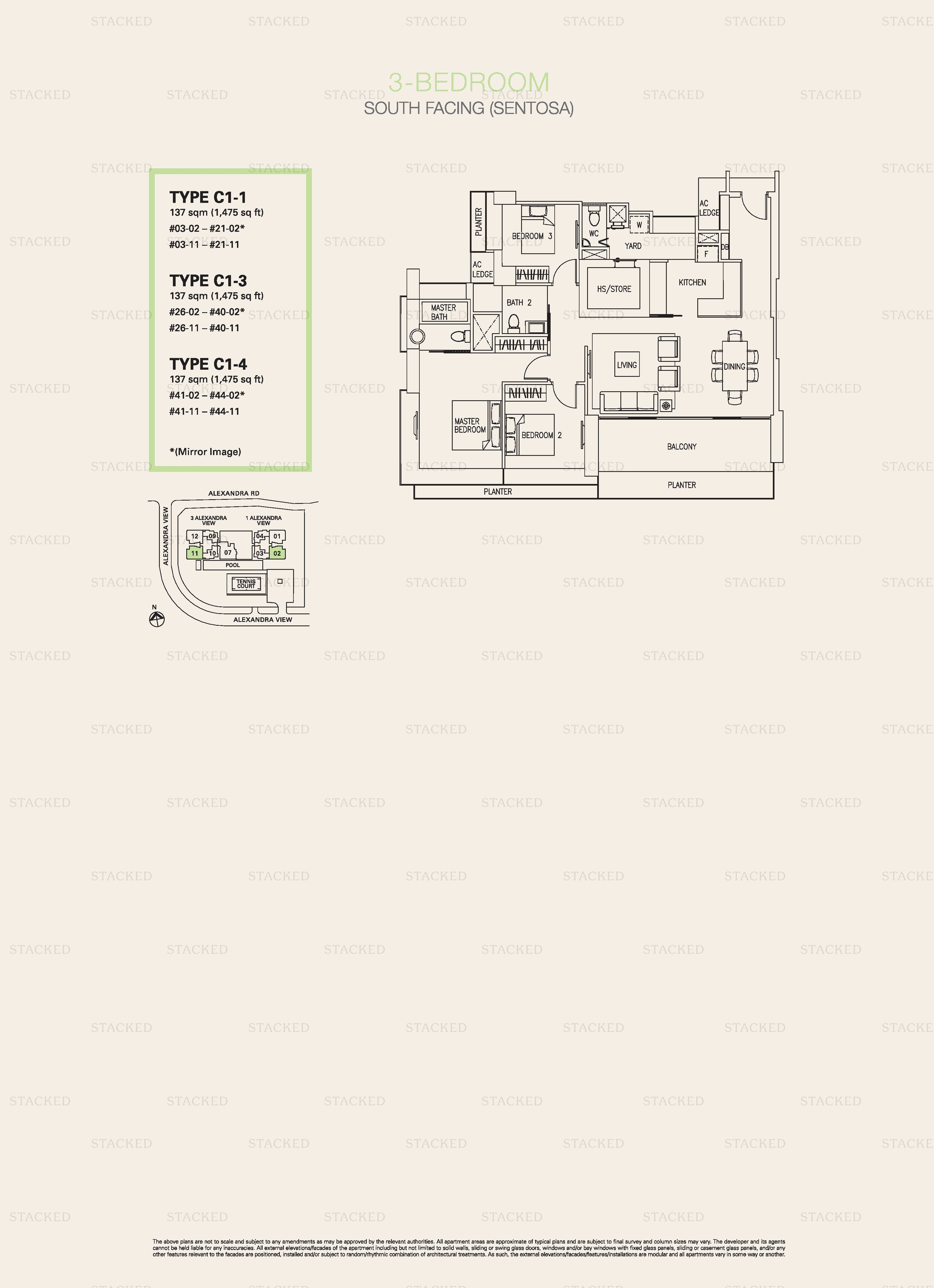 Stacked homes - Ascentia Sky Singapore Condo Floor Plans, Images And ...