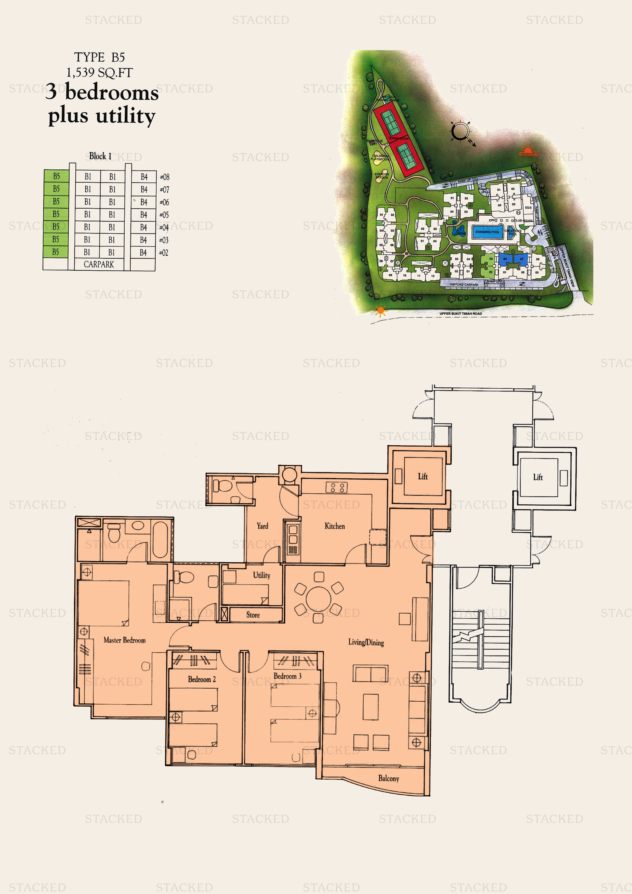 Stacked homes - Bukit Regency Singapore Condo Floor Plans, Images And ...