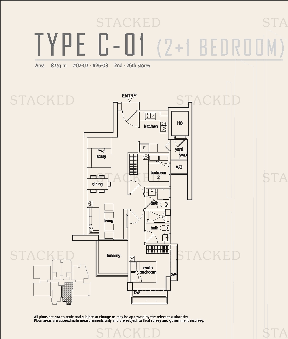 Stacked homes - Beacon Heights Singapore Condo Floor Plans, Images And ...