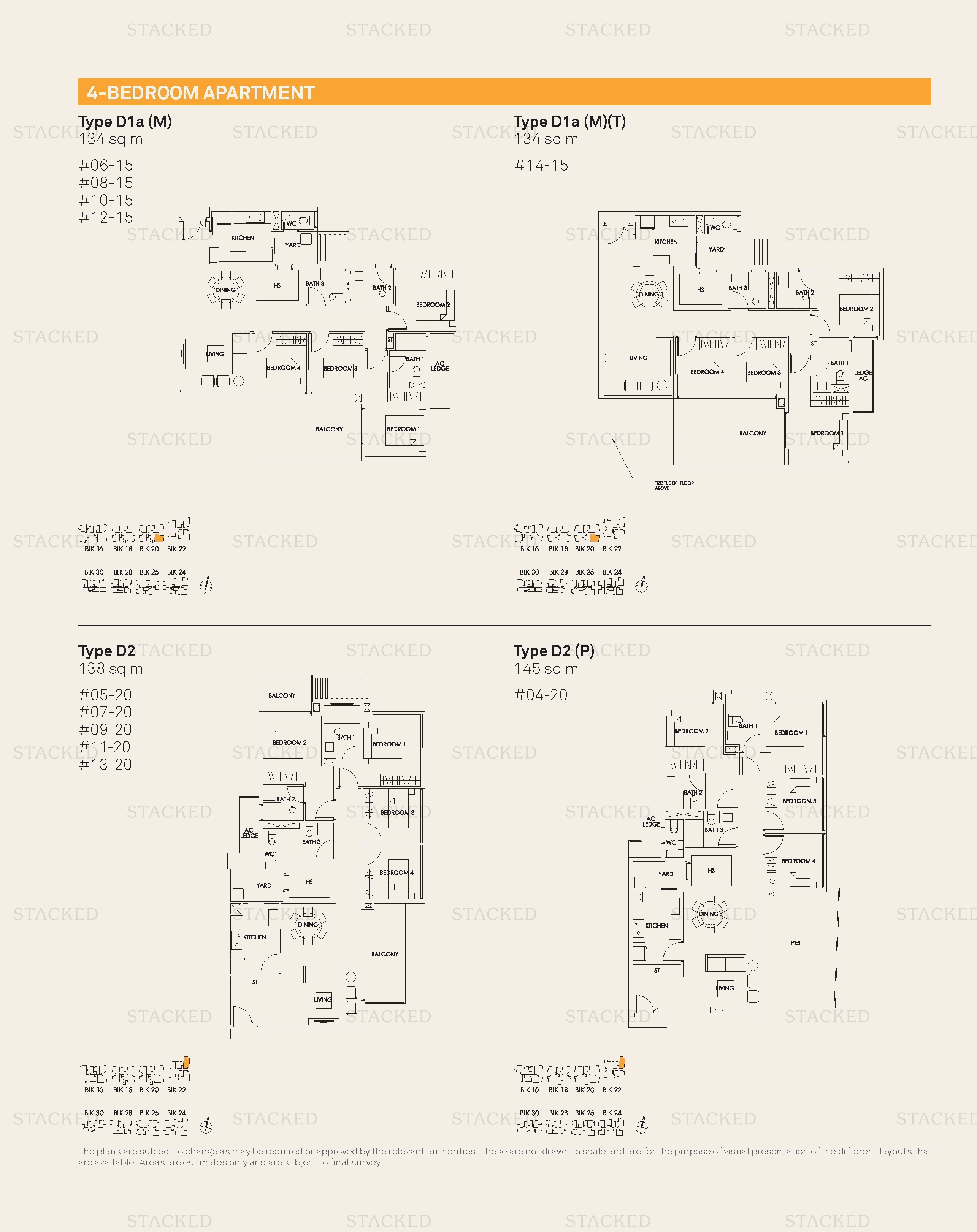 Stacked homes - Bedok Residences Singapore Condo Floor Plans, Images ...
