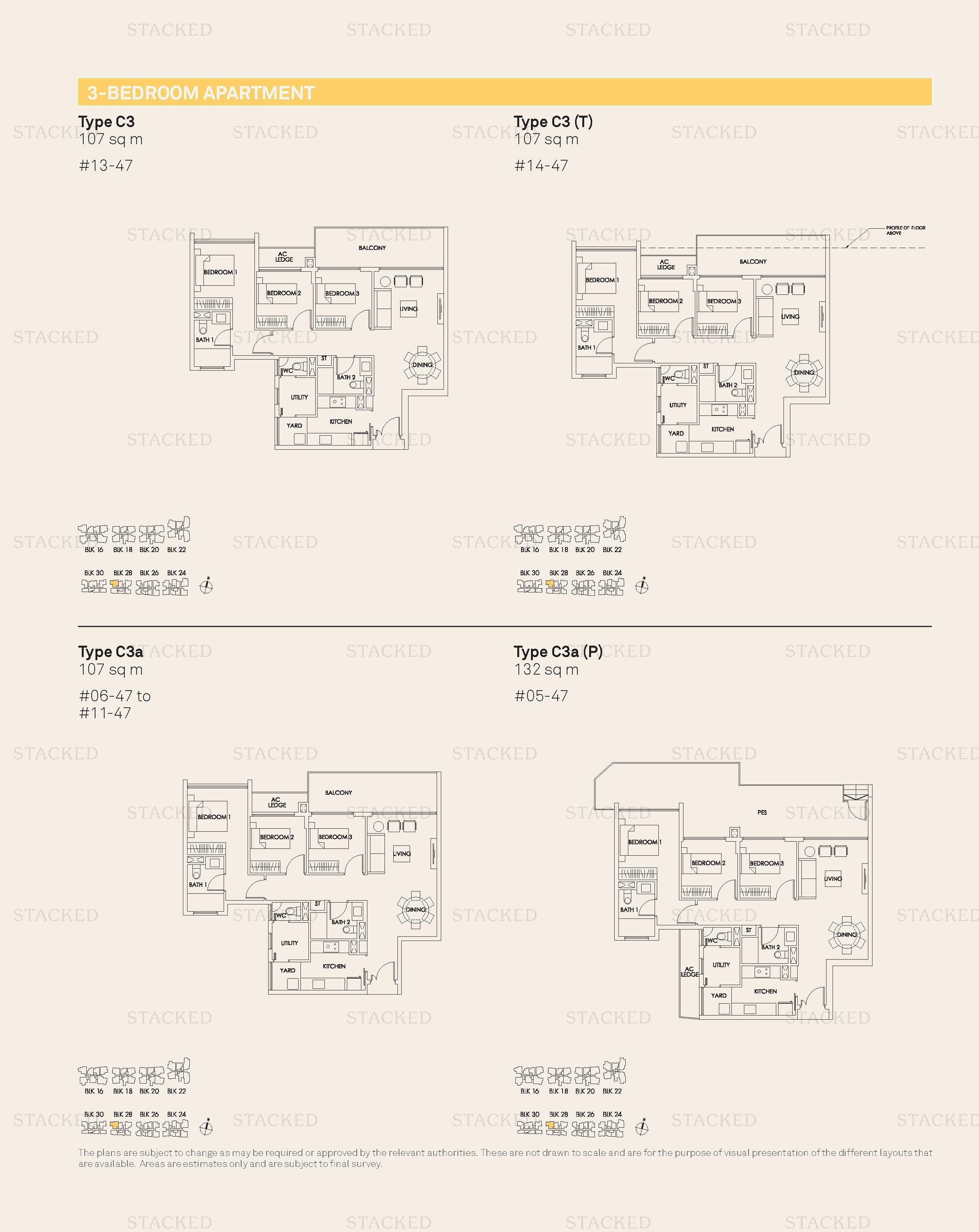 Stacked homes - Bedok Residences Singapore Condo Floor Plans, Images ...