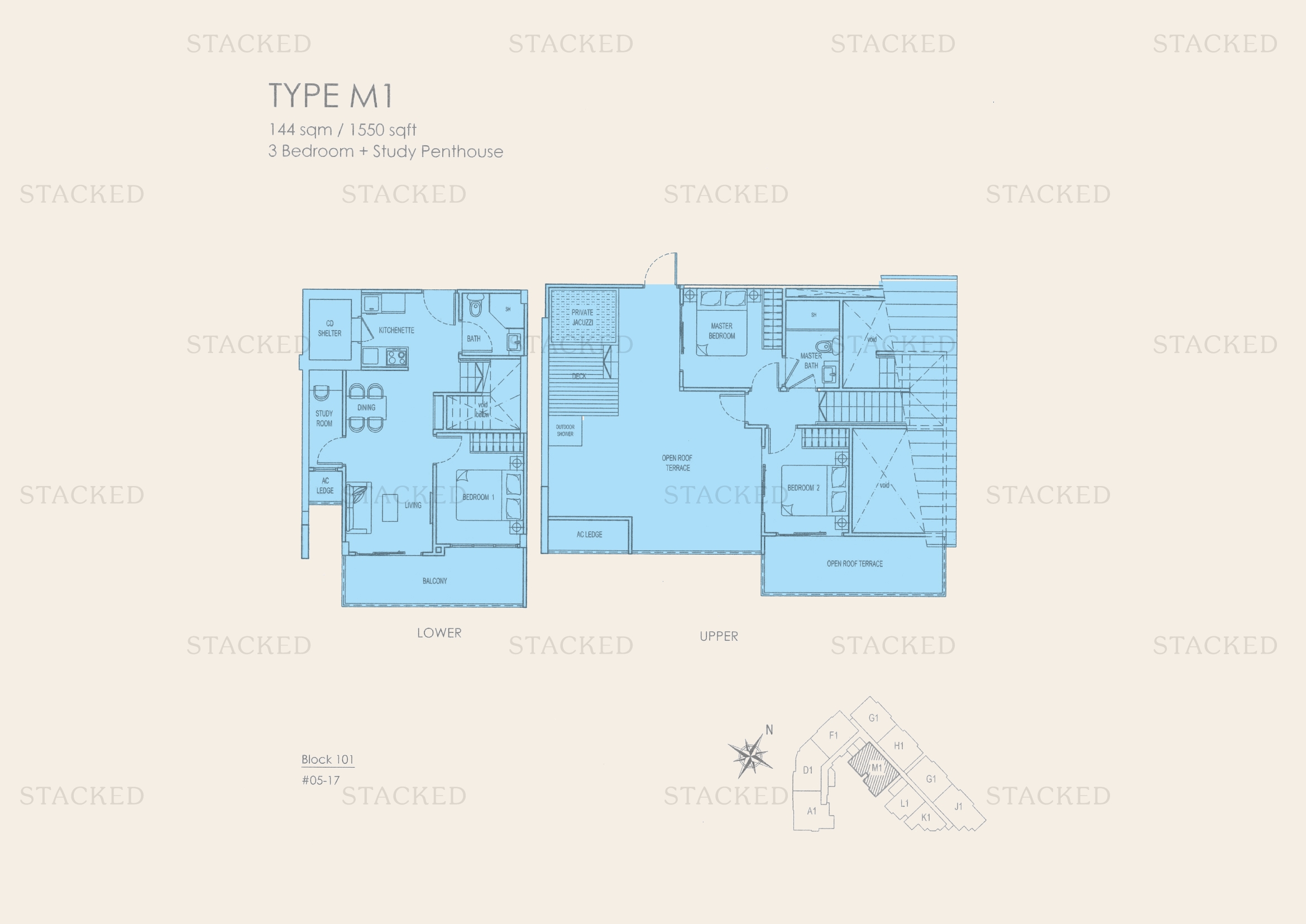 Stacked homes - Cardiff Residence Singapore Condo Floor Plans, Images ...