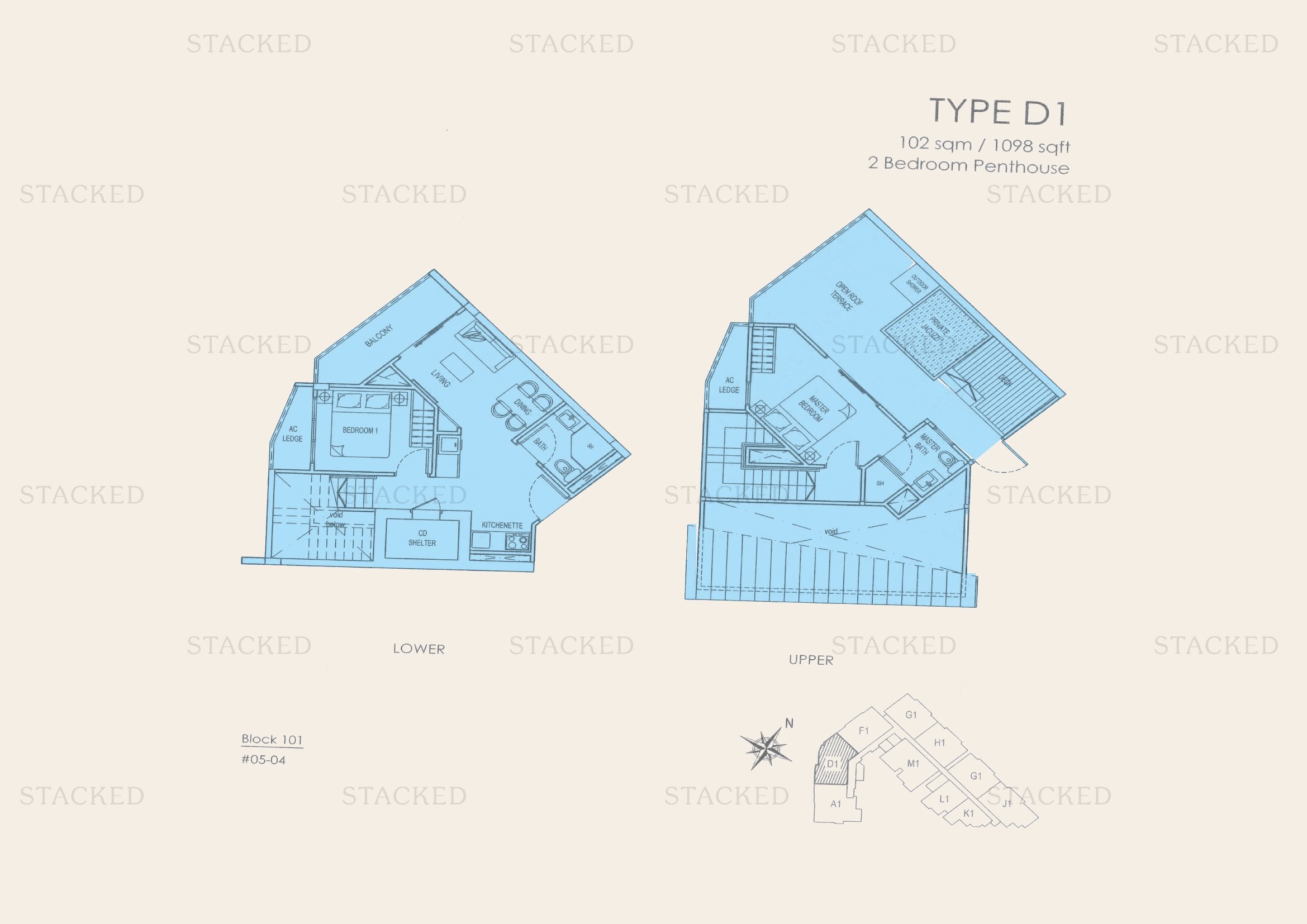 Stacked homes - Cardiff Residence Singapore Condo Floor Plans, Images ...