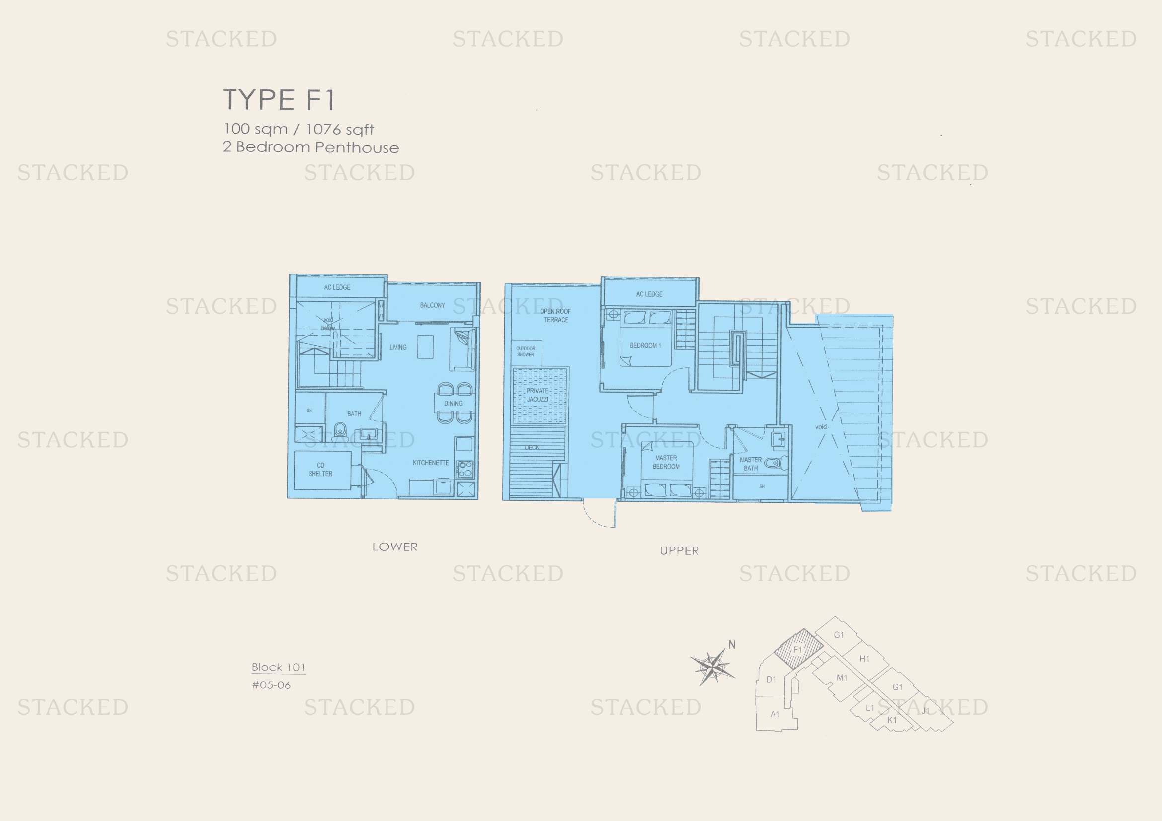 Stacked homes - Cardiff Residence Singapore Condo Floor Plans, Images ...