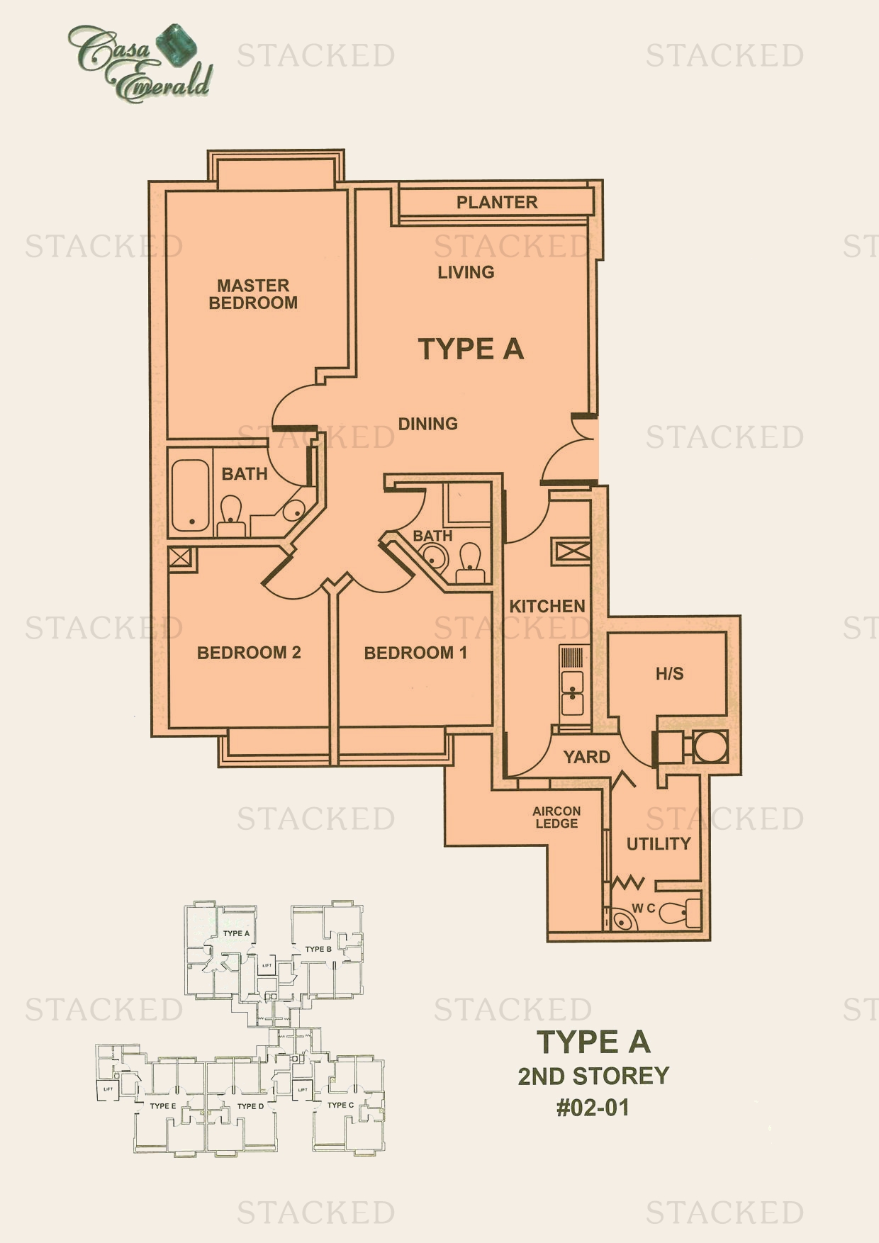 Stacked homes - Casa Emerald Singapore Condo Floor Plans, Images And ...