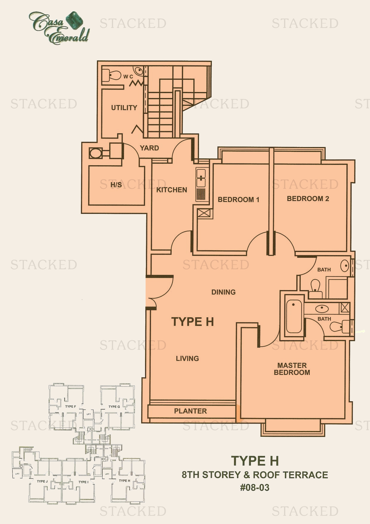 Stacked homes - Casa Emerald Singapore Condo Floor Plans, Images And ...