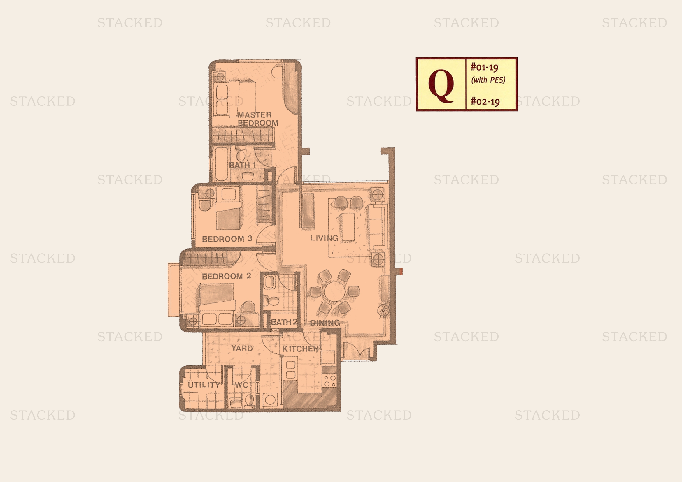 Stacked homes - Casa Pasir Ris Singapore Condo Floor Plans, Images And ...