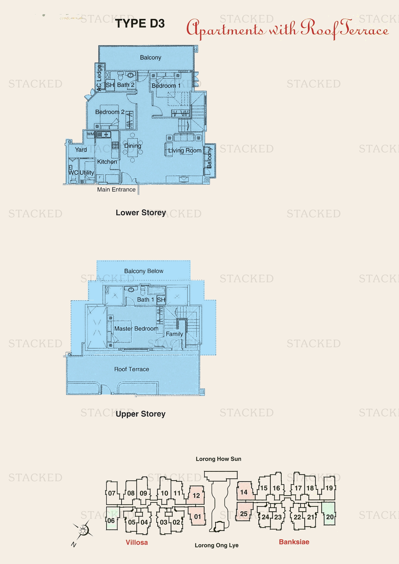 Stacked homes - Casa Rosa Singapore Condo Floor Plans, Images And ...