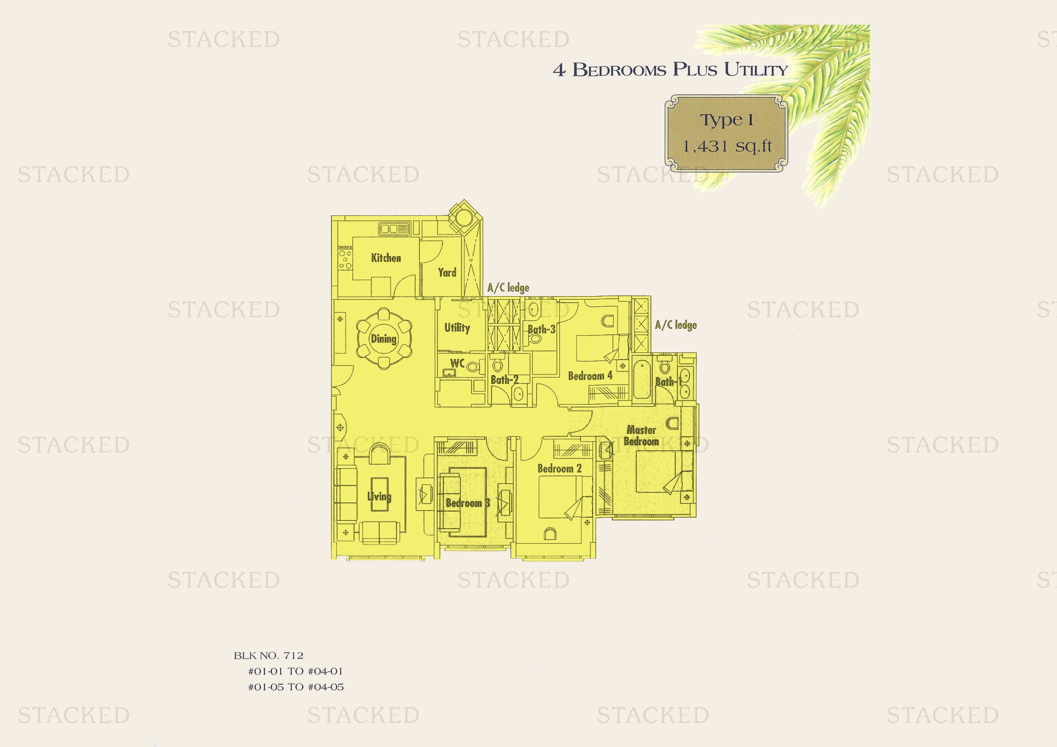 Stacked homes - Changi Green Singapore Condo Floor Plans, Images And ...
