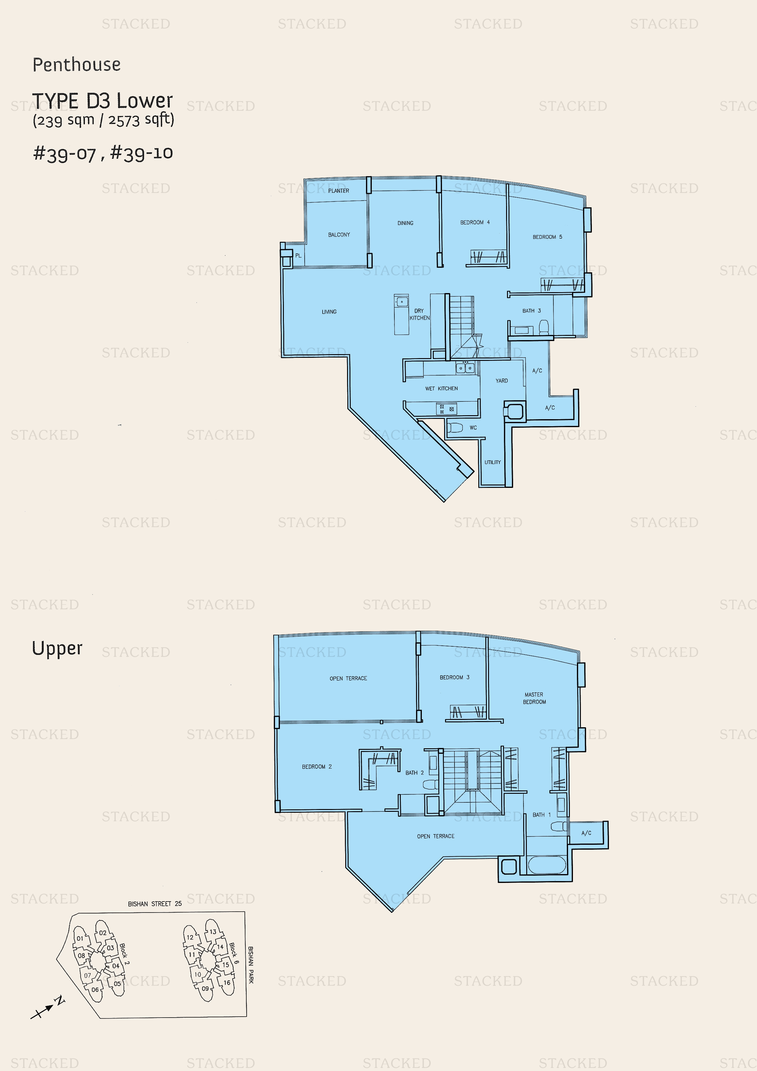 Stacked homes - Clover By The Park Singapore Condo Floor Plans, Images ...