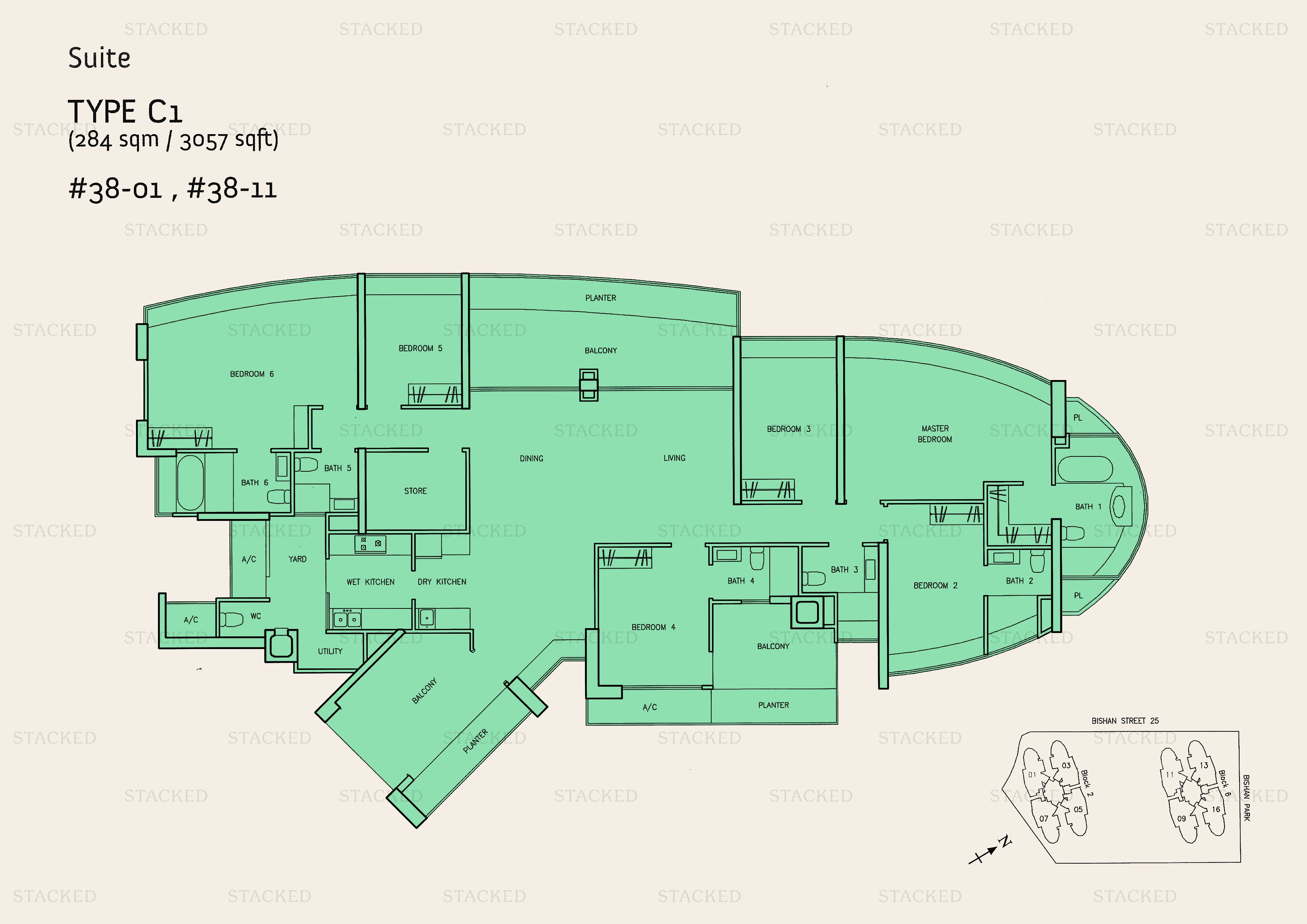 Stacked homes - Clover By The Park Singapore Condo Floor Plans, Images ...