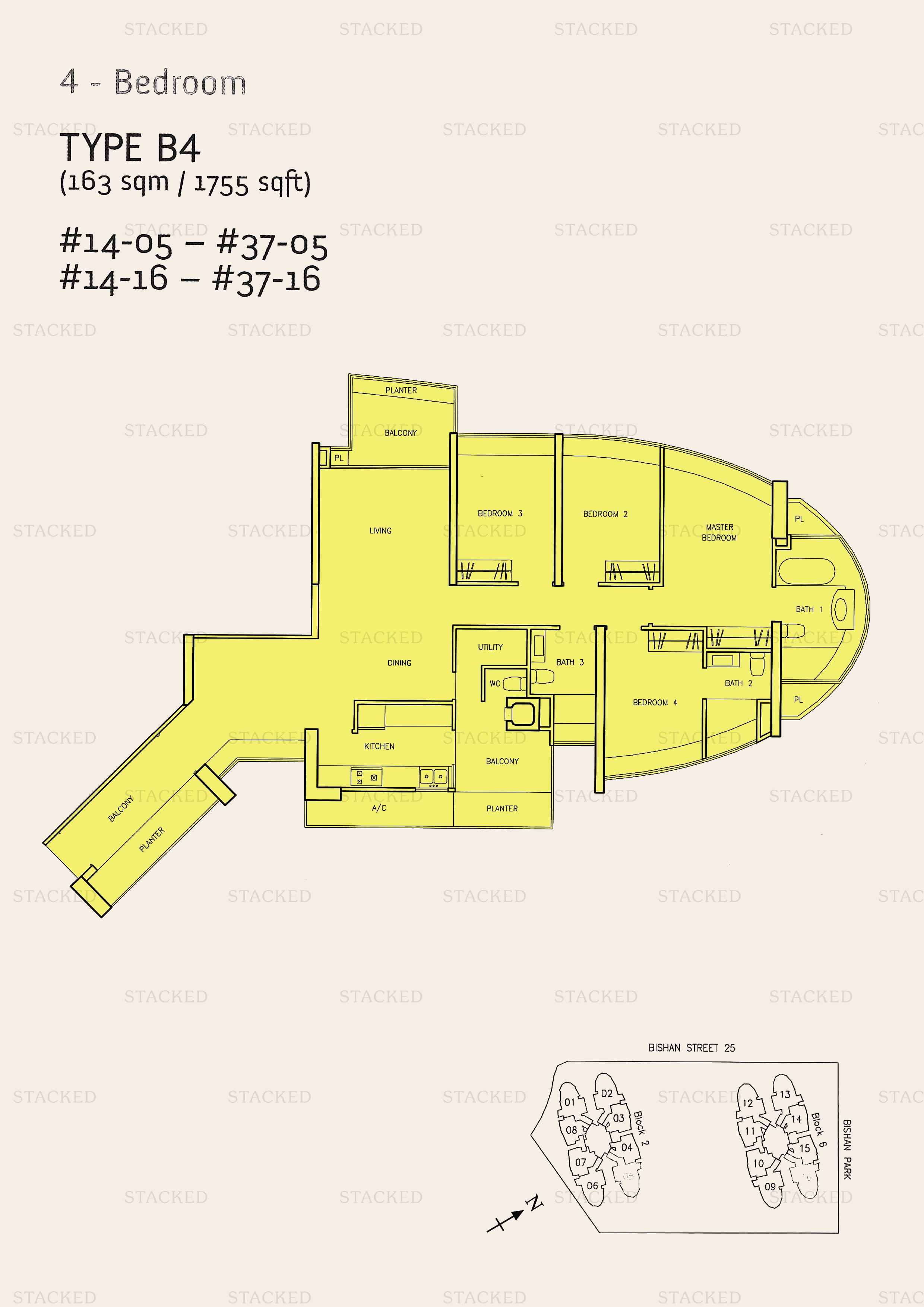 Stacked homes - Clover By The Park Singapore Condo Floor Plans, Images ...