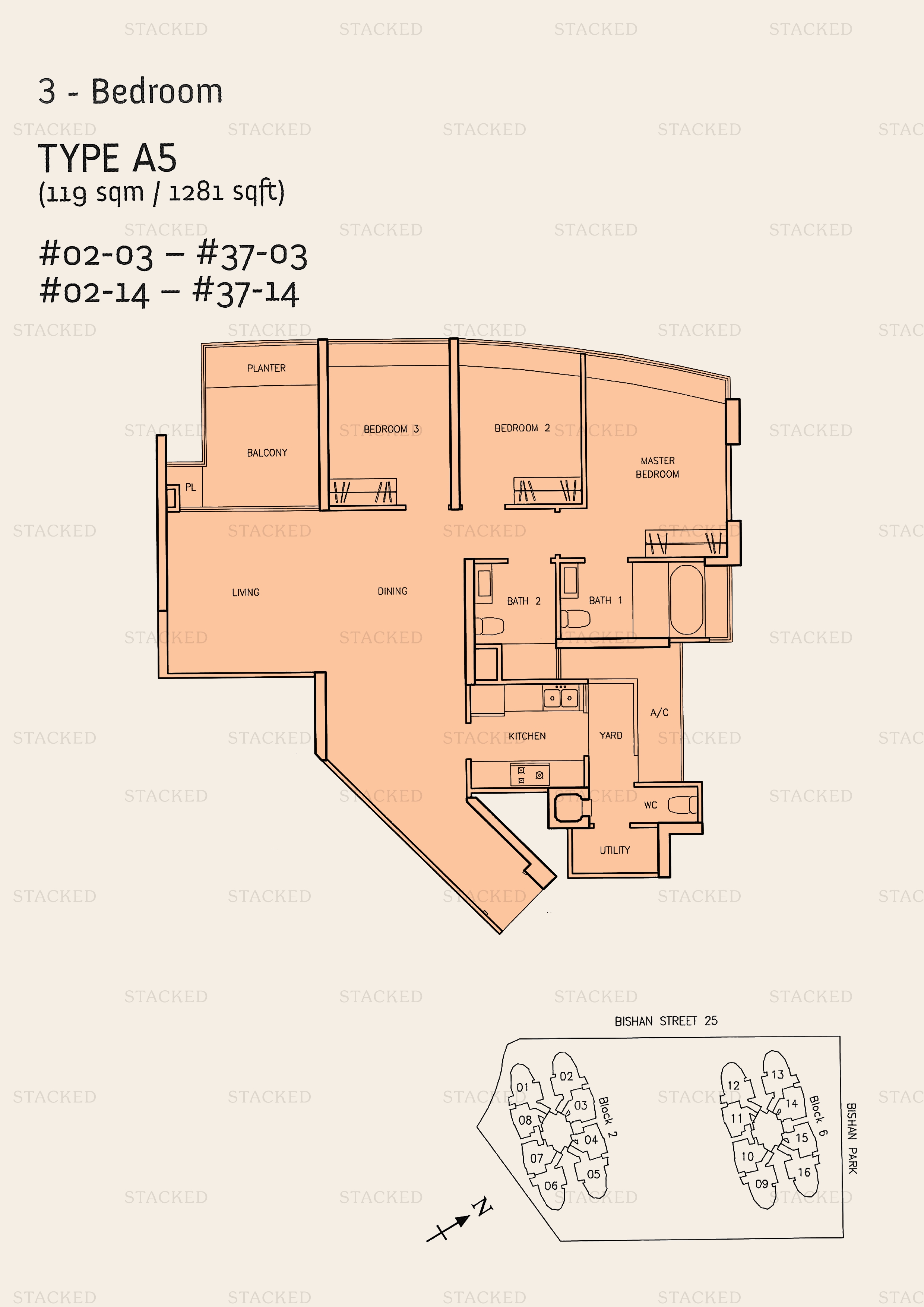 Stacked homes - Clover By The Park Singapore Condo Floor Plans, Images ...