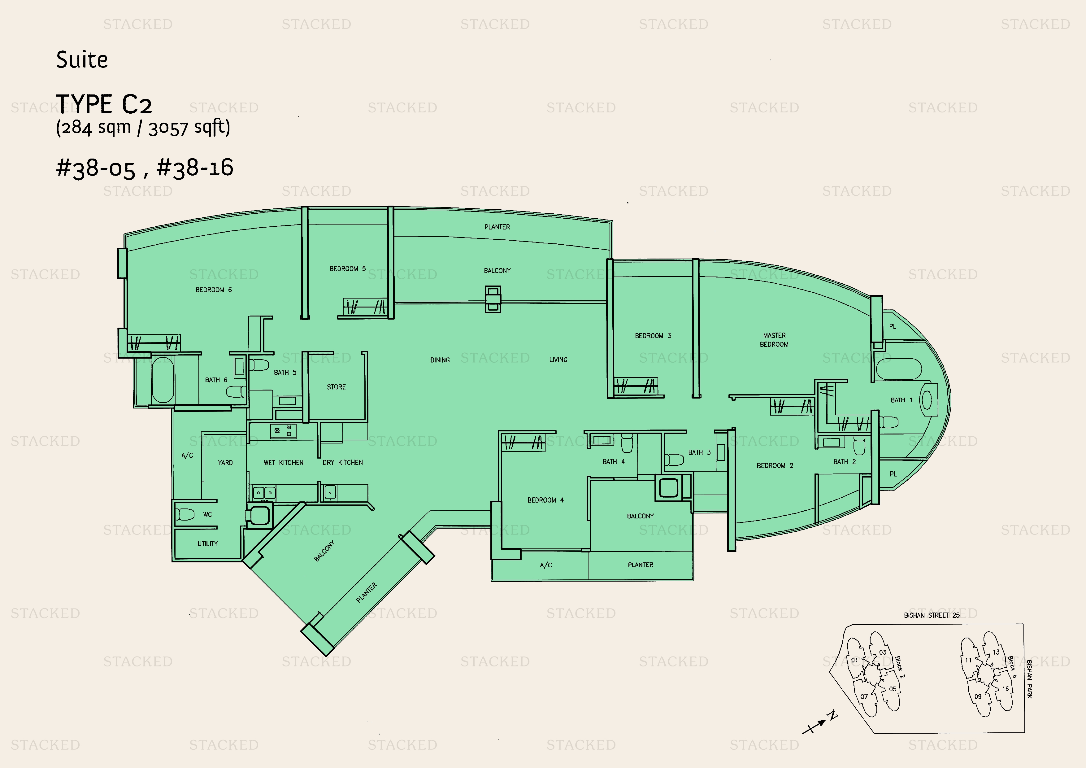 Stacked homes - Clover By The Park Singapore Condo Floor Plans, Images ...