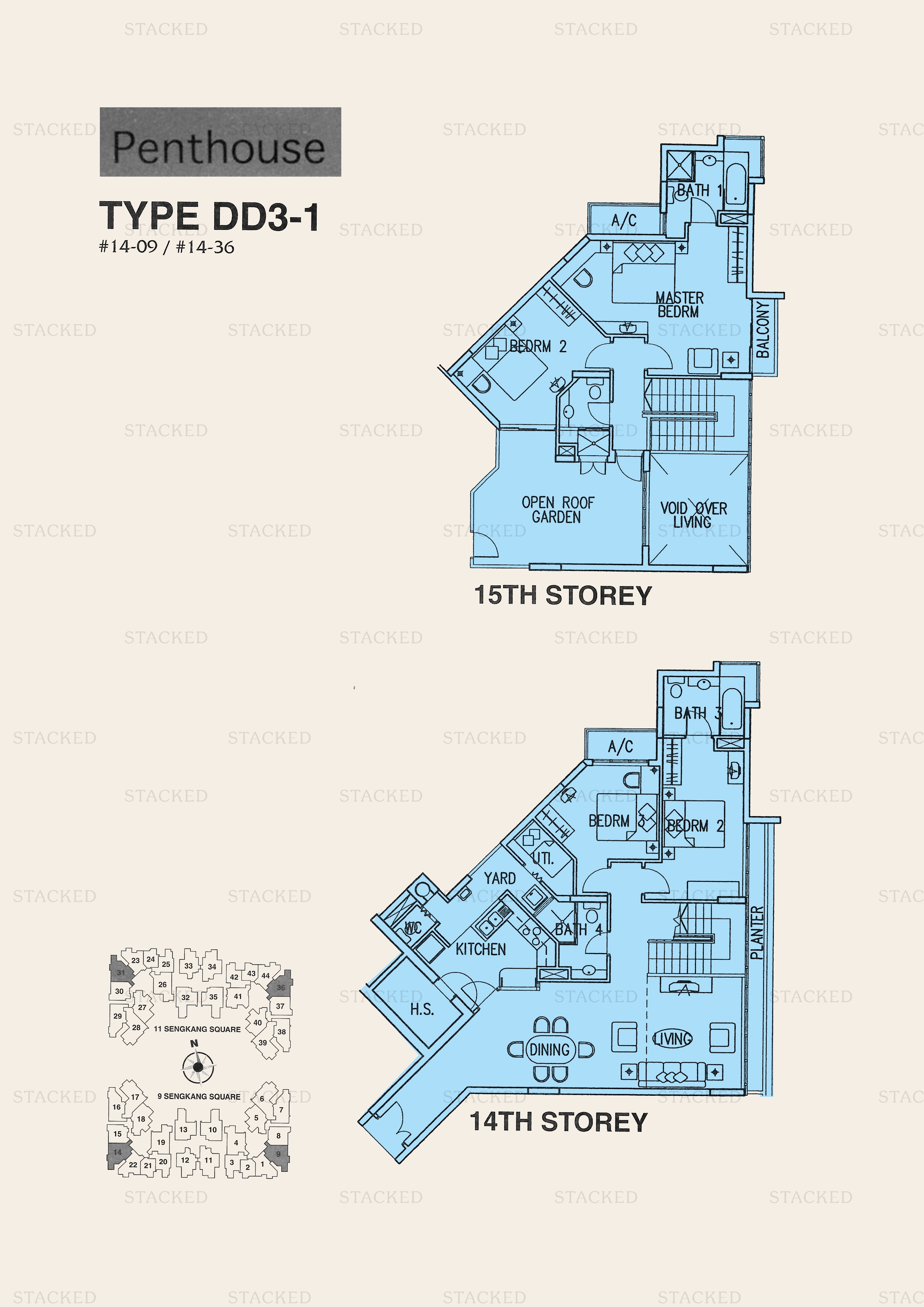Stacked homes - Compass Heights Singapore Condo Floor Plans, Images And ...