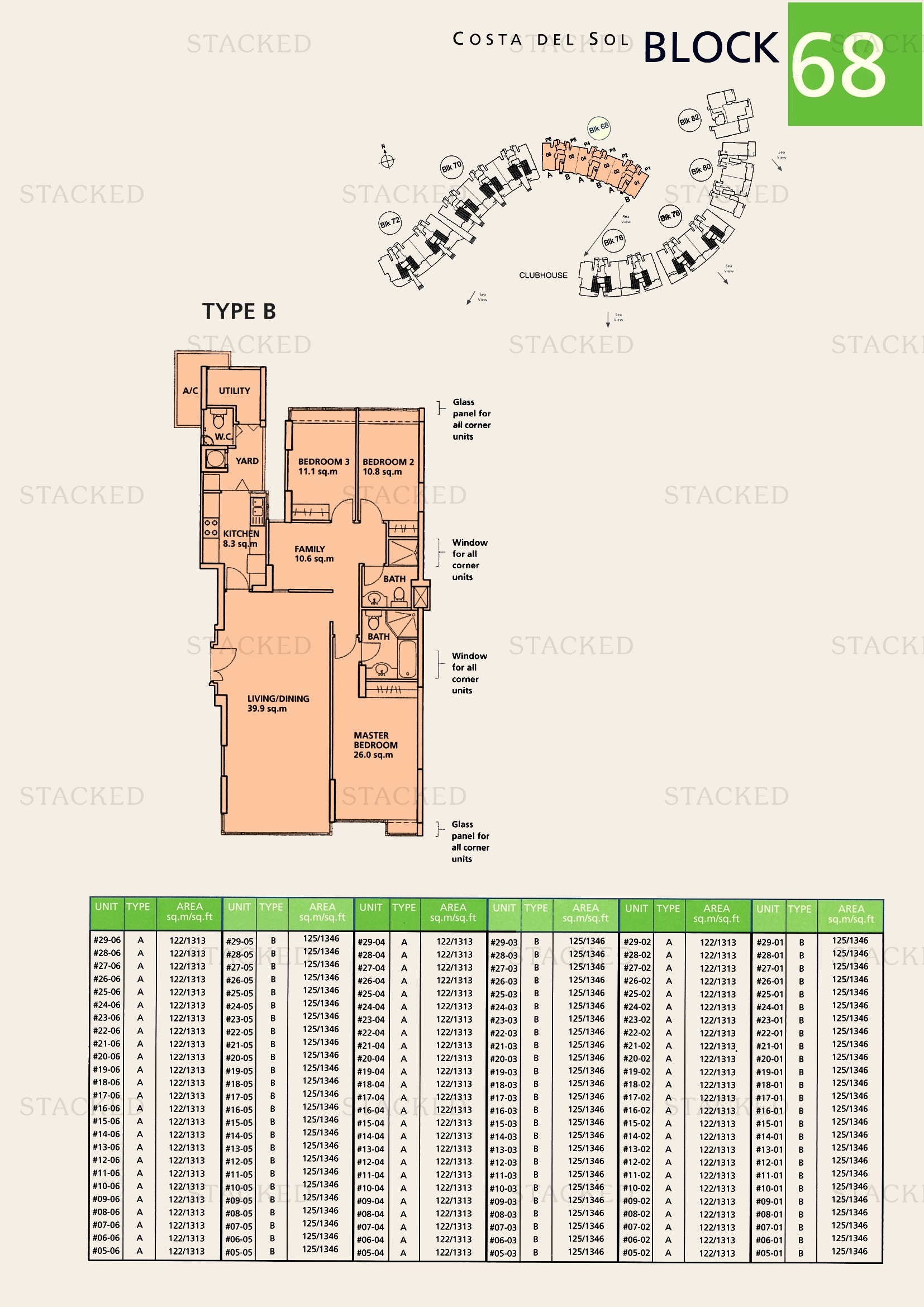 Stacked homes - Costa Del Sol Singapore Condo Floor Plans, Images And ...