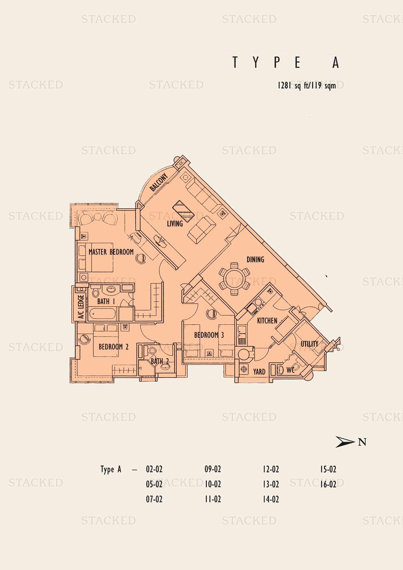 Stacked homes - Crystal Rhu Singapore Condo Floor Plans, Images And ...