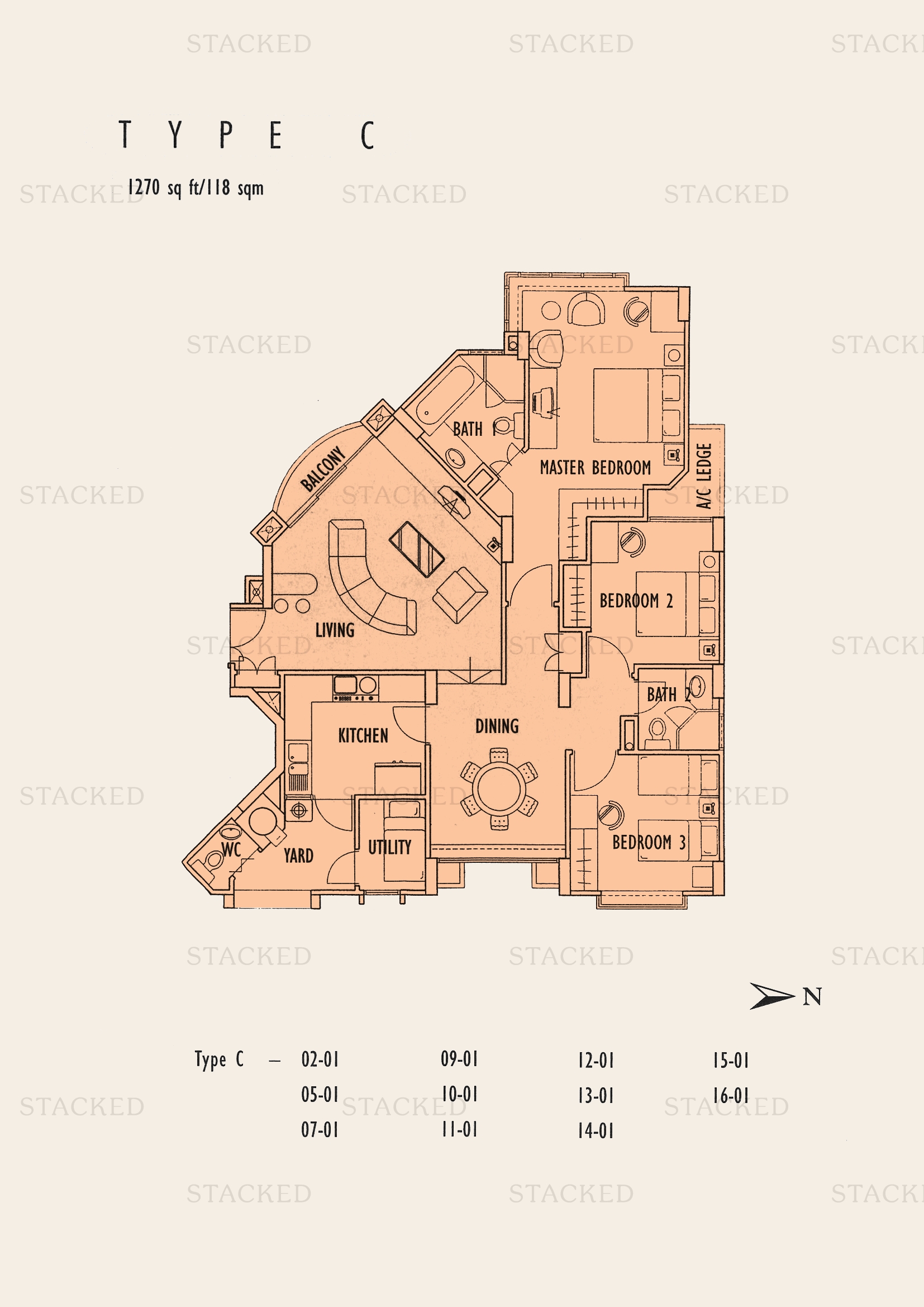 Stacked homes - Crystal Rhu Singapore Condo Floor Plans, Images And ...
