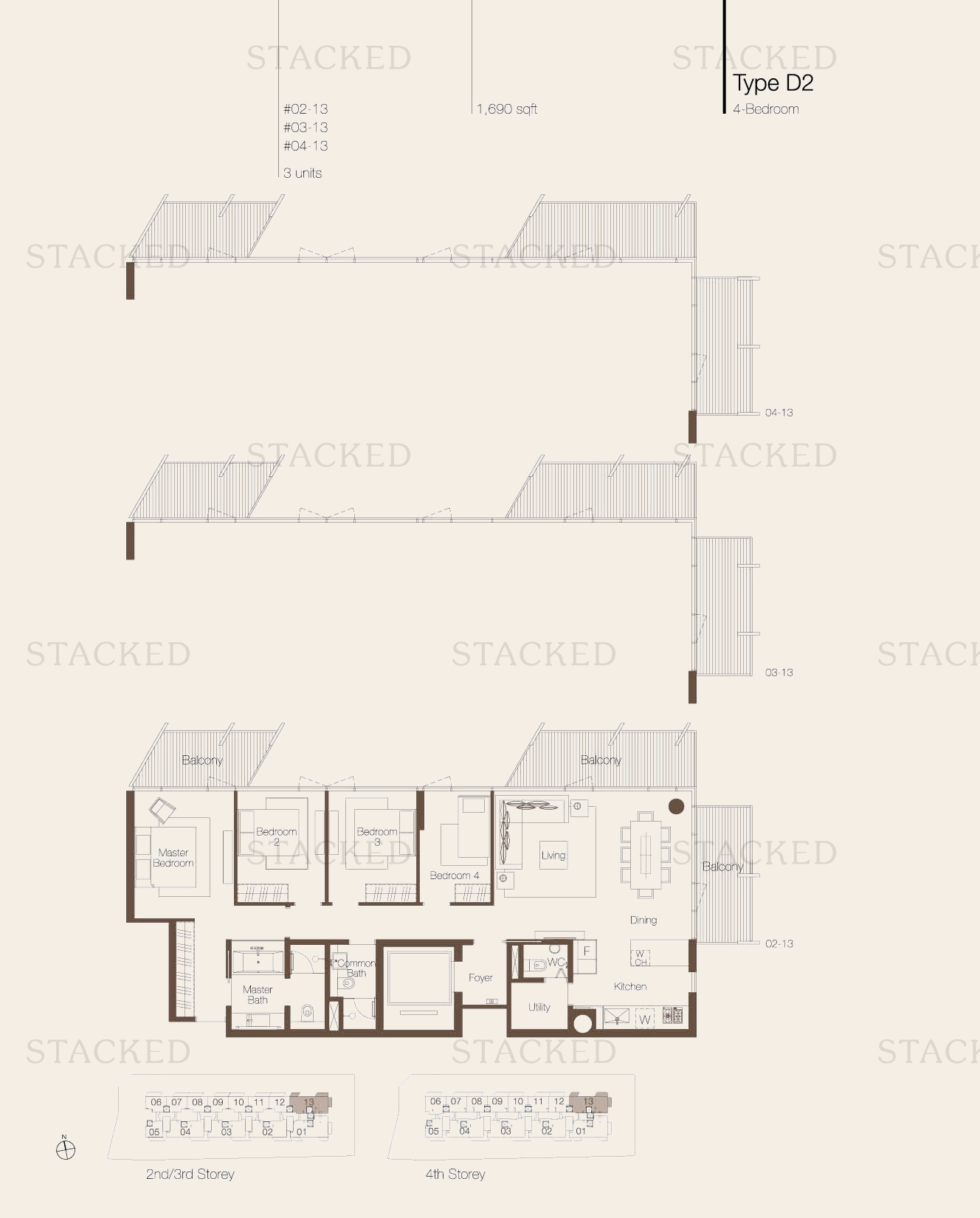 Stacked homes - Cluny Park Residence Singapore Condo Floor Plans ...