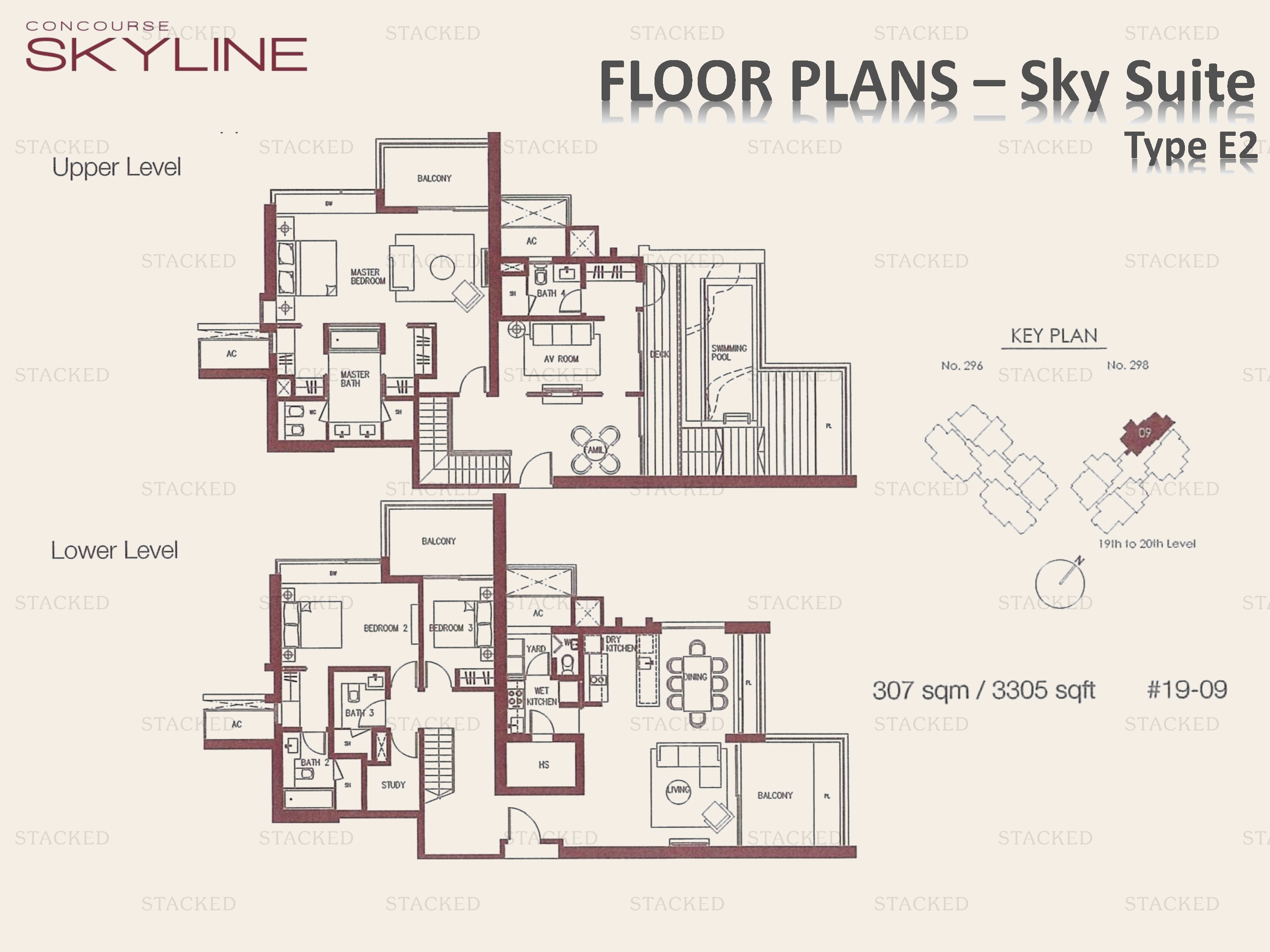 Stacked homes - Concourse Skyline Singapore Condo Floor Plans, Images ...