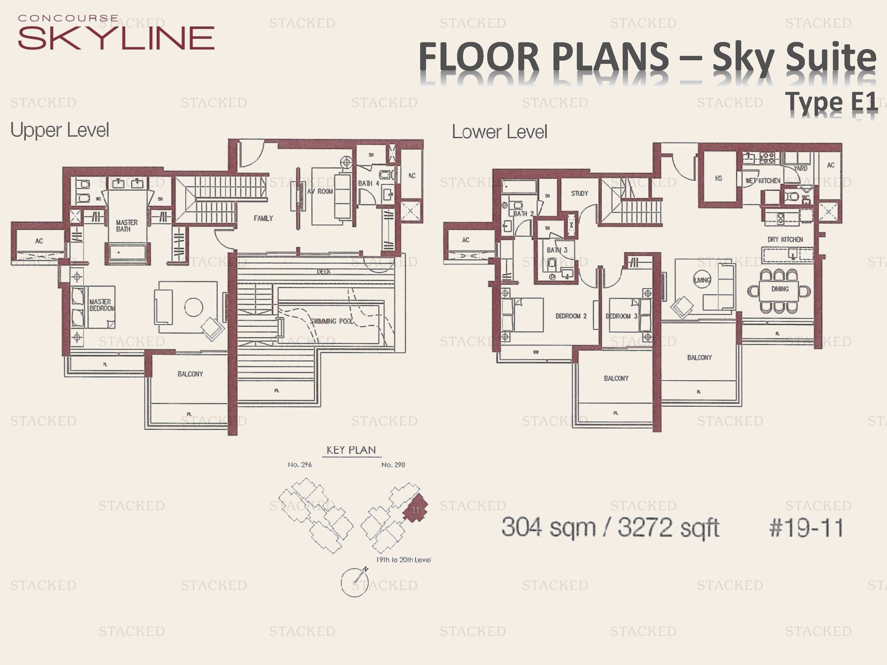 Stacked homes - Concourse Skyline Singapore Condo Floor Plans, Images ...