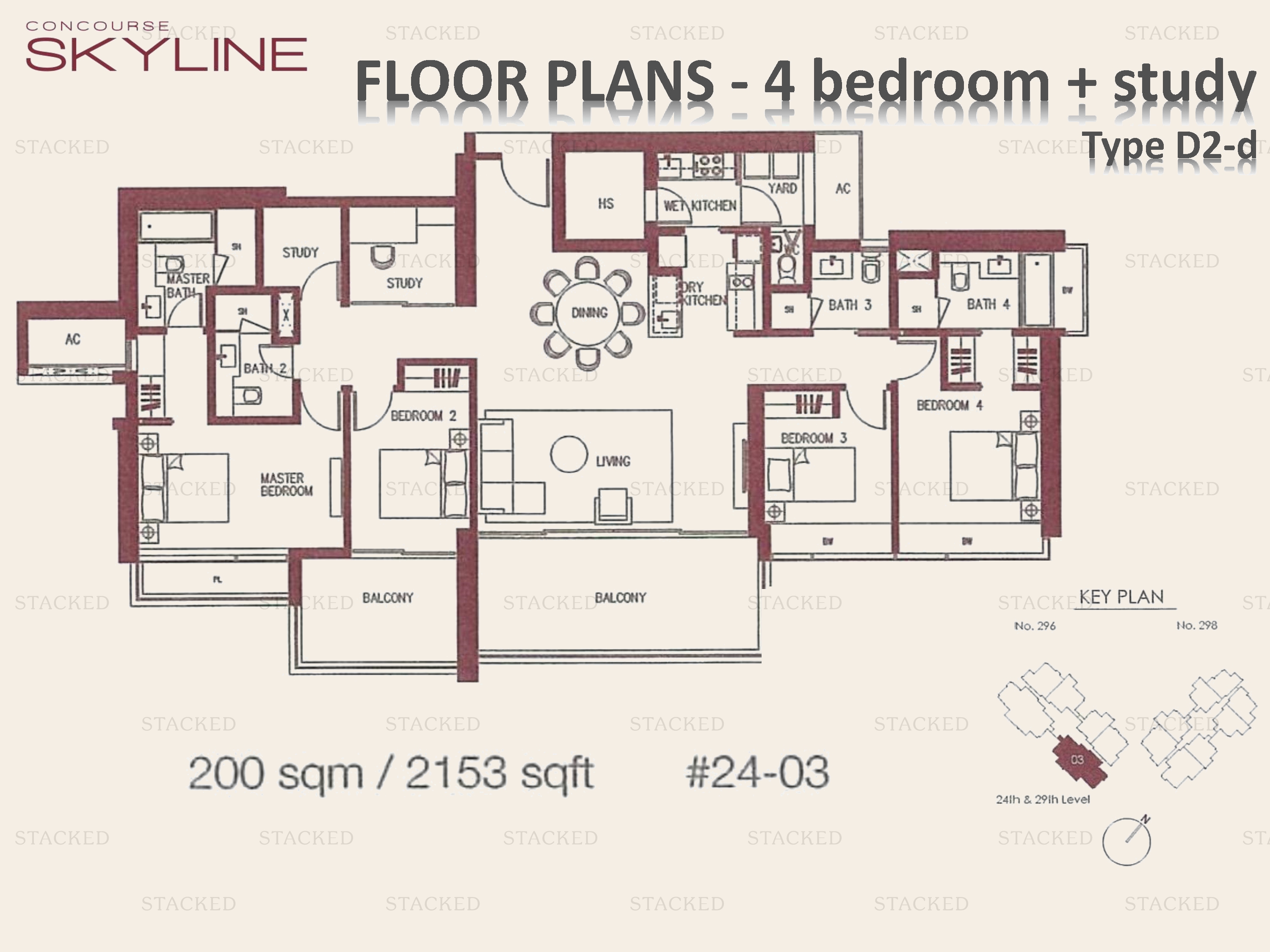 Stacked homes - Concourse Skyline Singapore Condo Floor Plans, Images ...