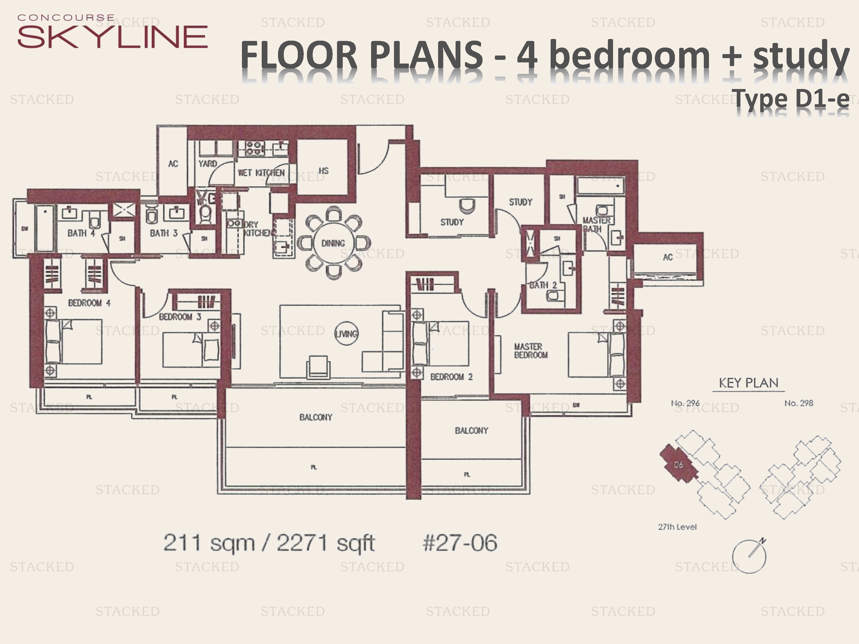 Stacked homes - Concourse Skyline Singapore Condo Floor Plans, Images ...
