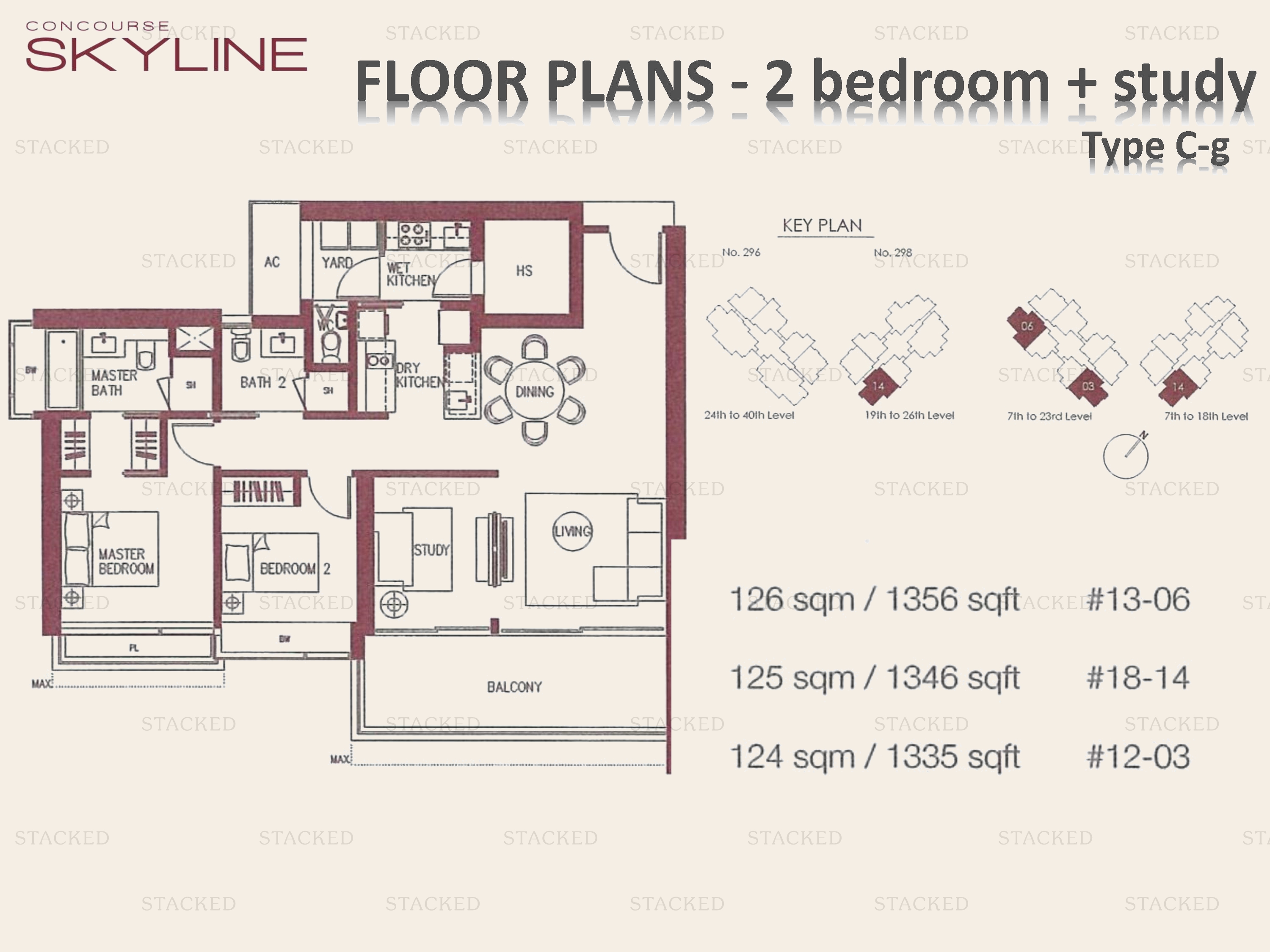 Stacked homes - Concourse Skyline Singapore Condo Floor Plans, Images ...