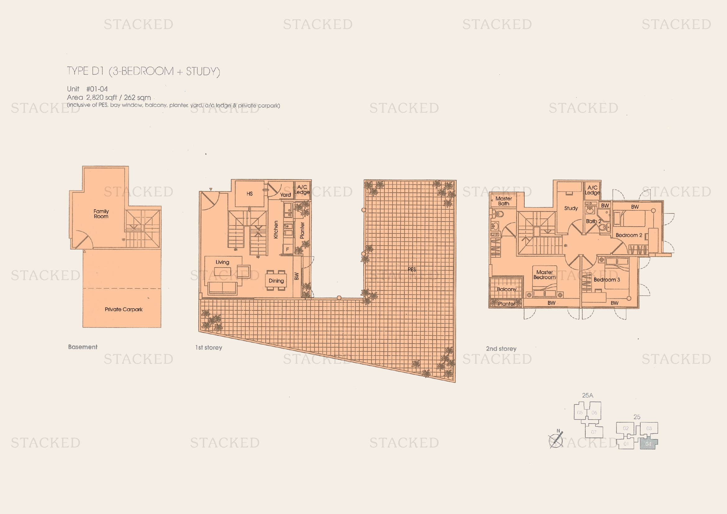 Stacked homes - D'chateau @ Shelford Singapore Condo Floor Plans ...