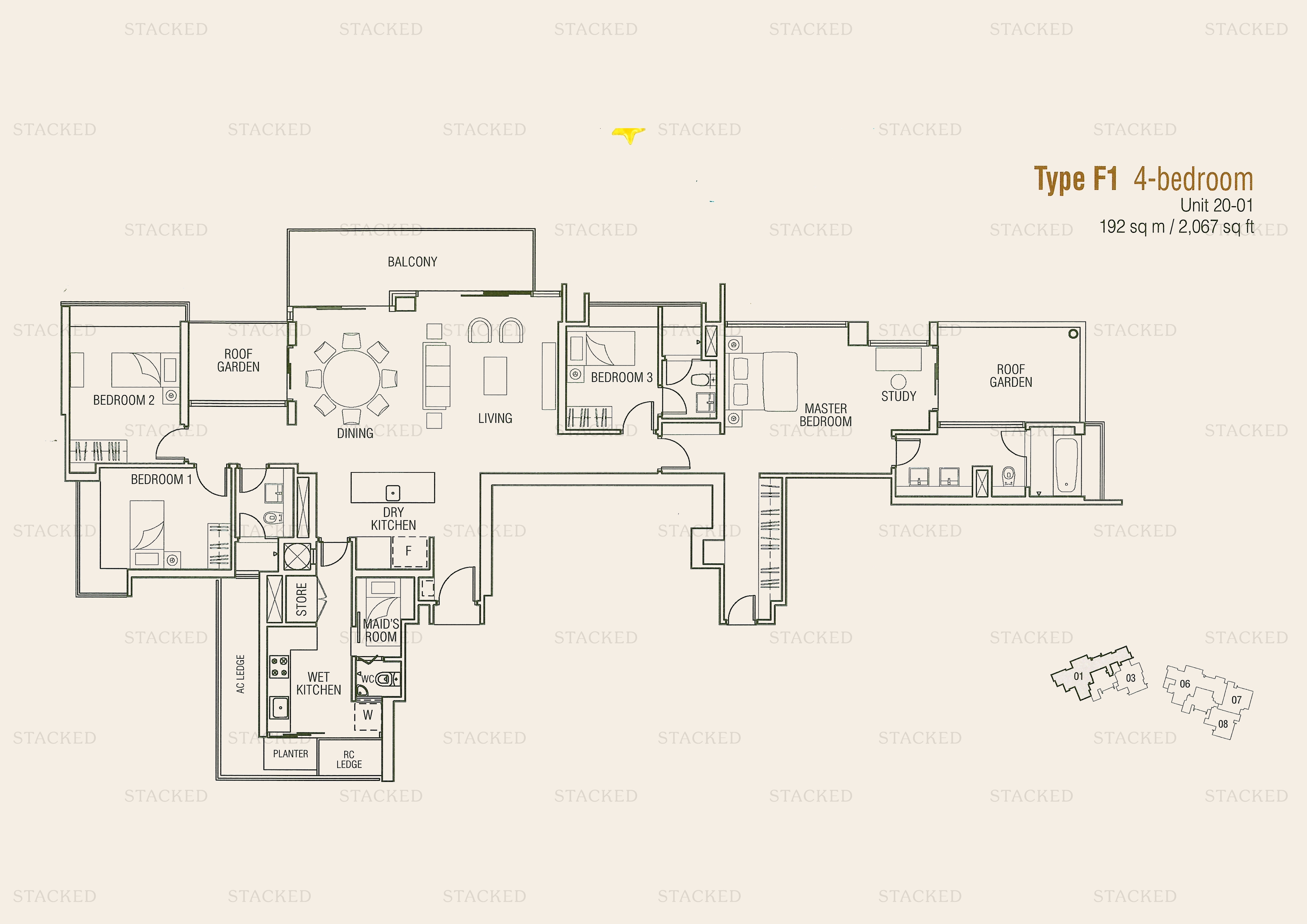Stacked homes - Domain 21 Singapore Condo Floor Plans, Images And ...