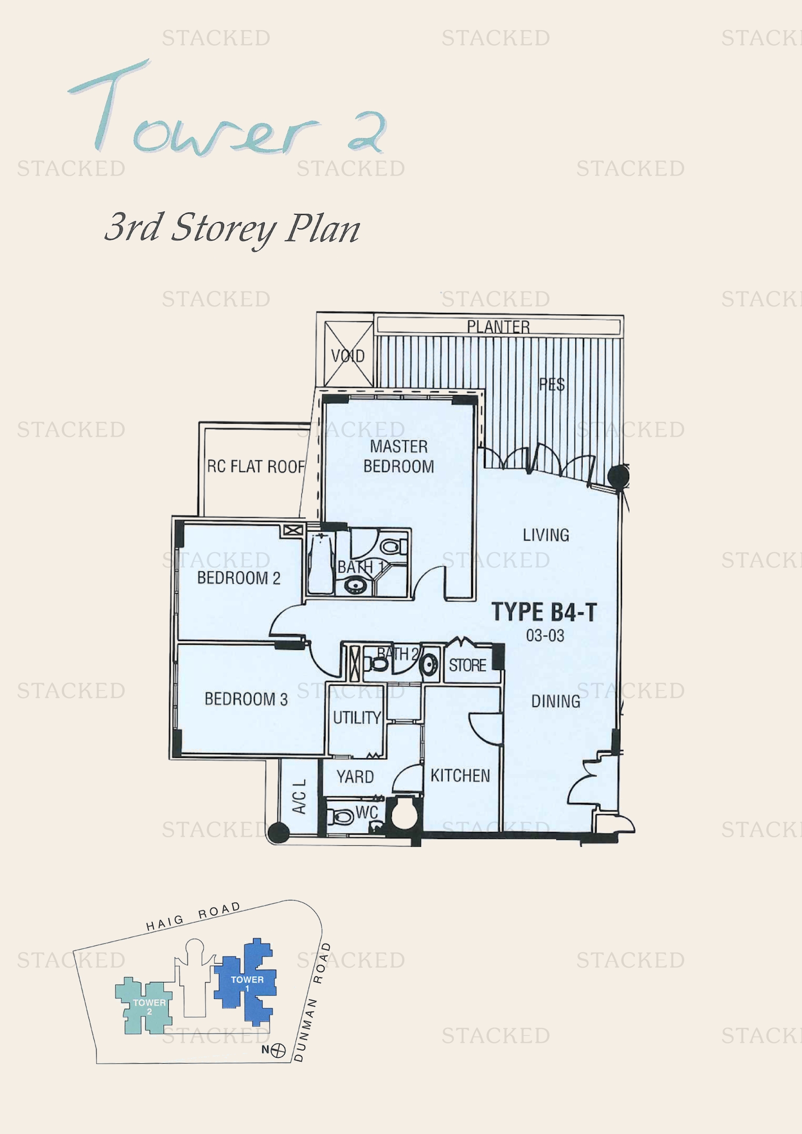 Stacked homes - Dunman View Singapore Condo Floor Plans, Images And ...