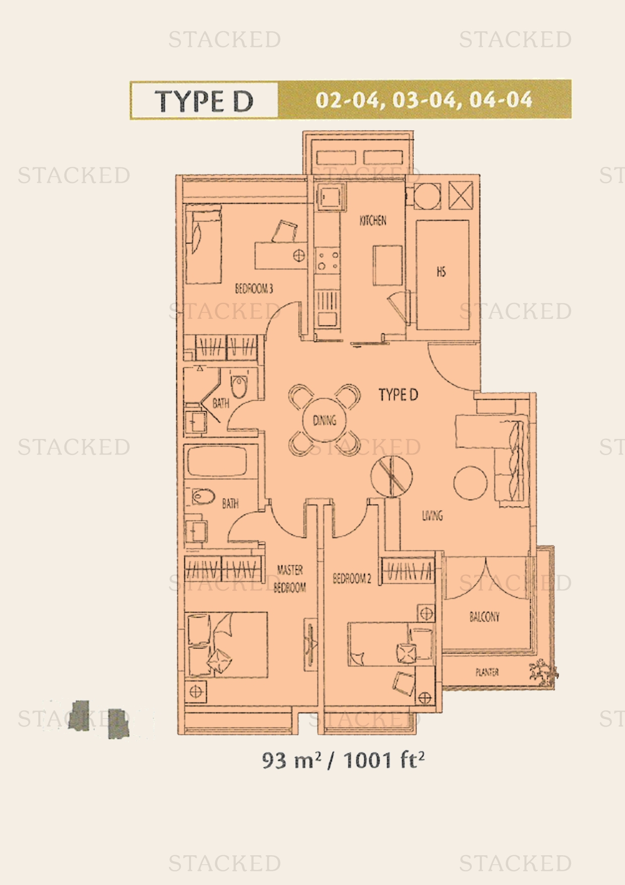 Stacked homes - East Signature Singapore Condo Floor Plans, Images And ...