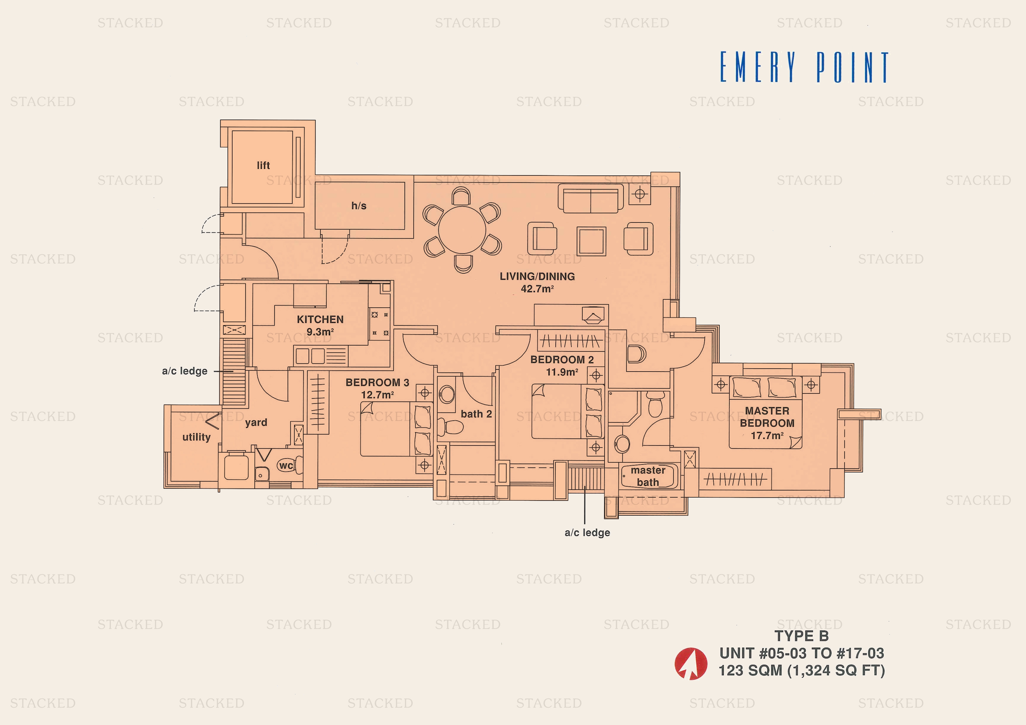 Stacked homes - Emery Point Singapore Condo Floor Plans, Images And ...