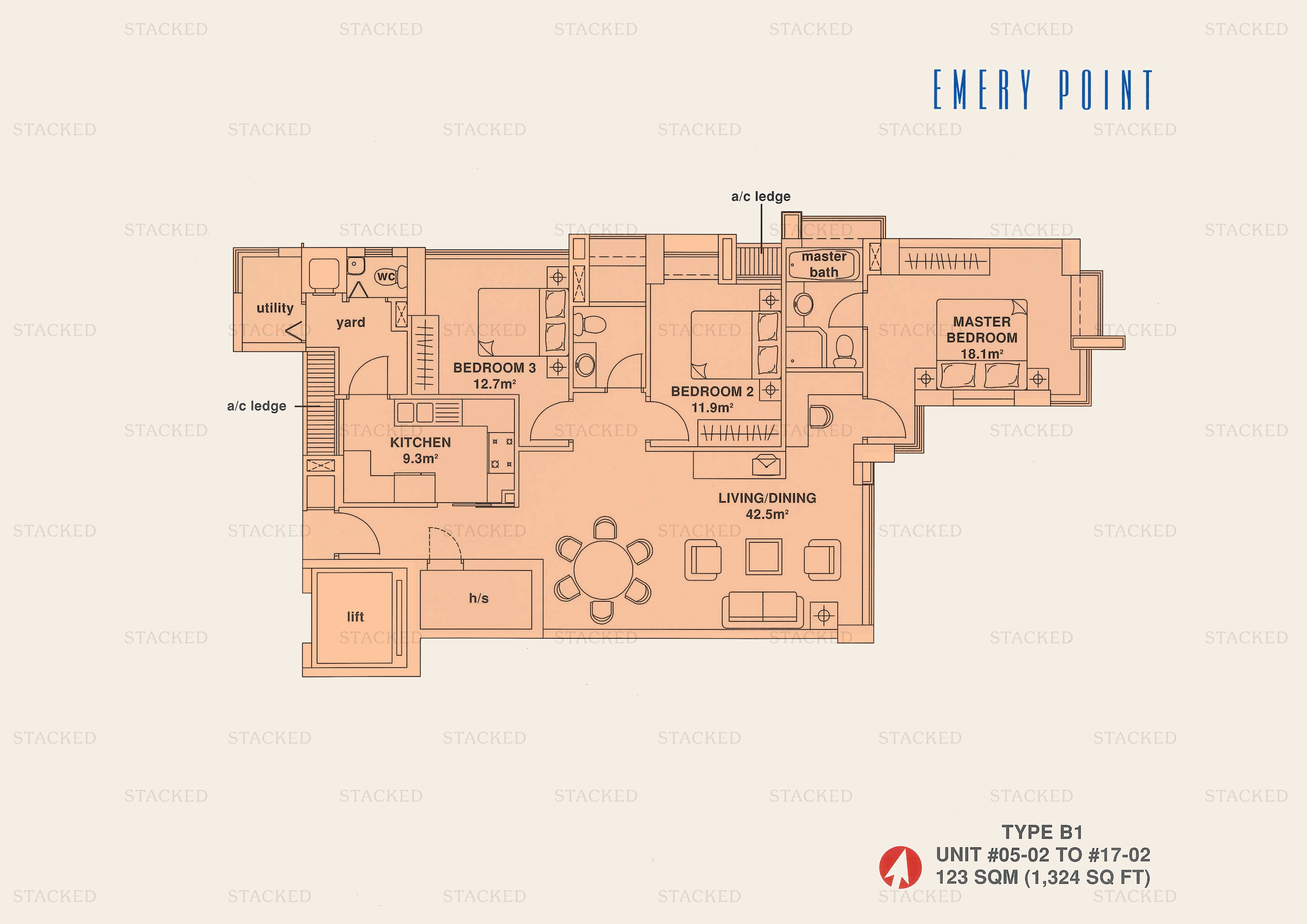 Stacked homes - Emery Point Singapore Condo Floor Plans, Images And ...