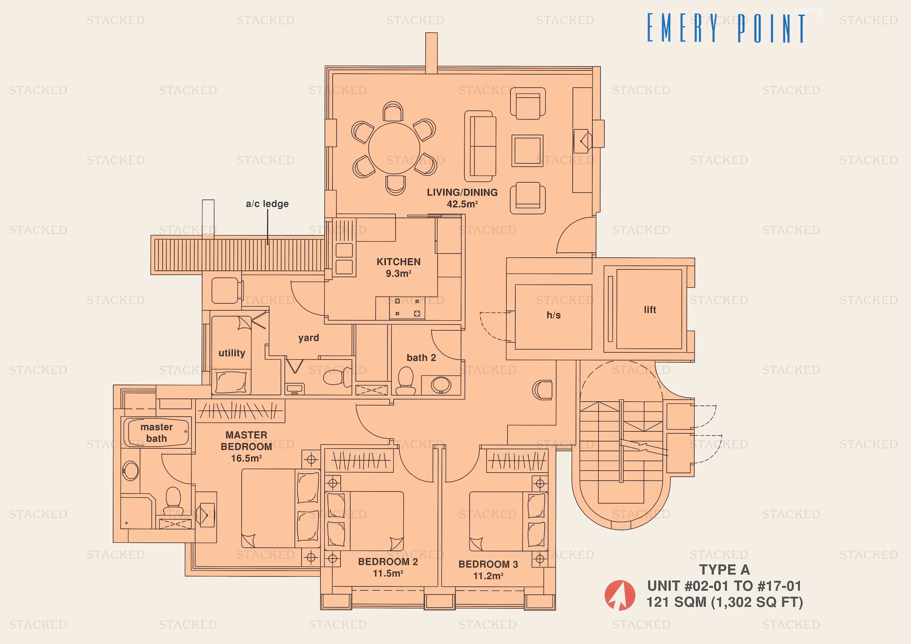 Stacked homes - Emery Point Singapore Condo Floor Plans, Images And ...