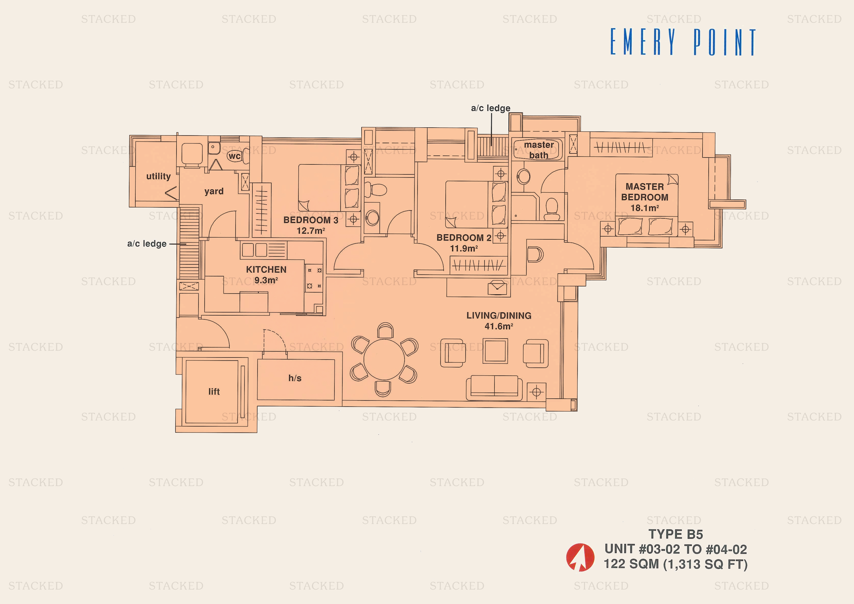Stacked homes - Emery Point Singapore Condo Floor Plans, Images And ...