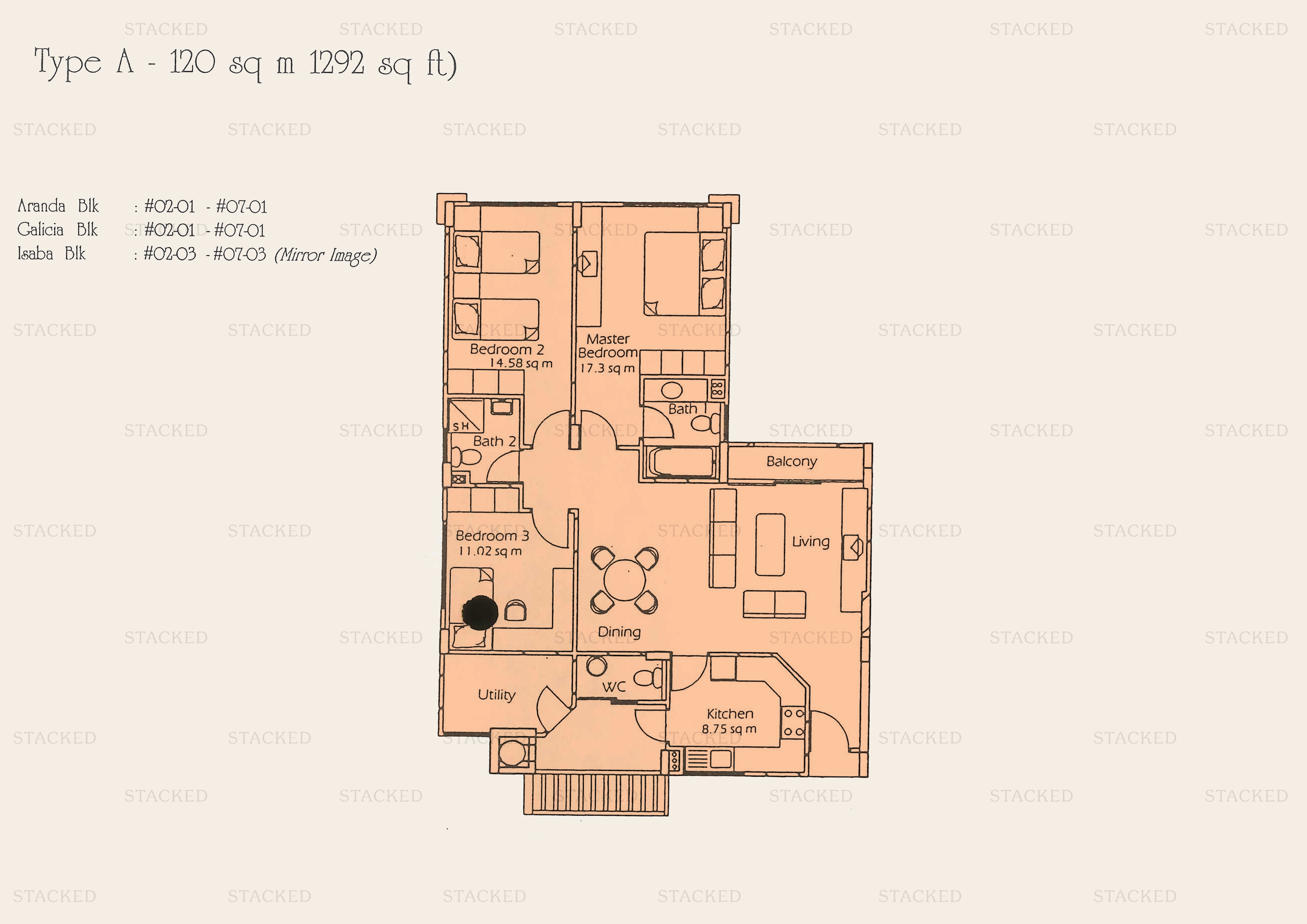 Stacked homes - Estella Gardens Singapore Condo Floor Plans, Images And ...