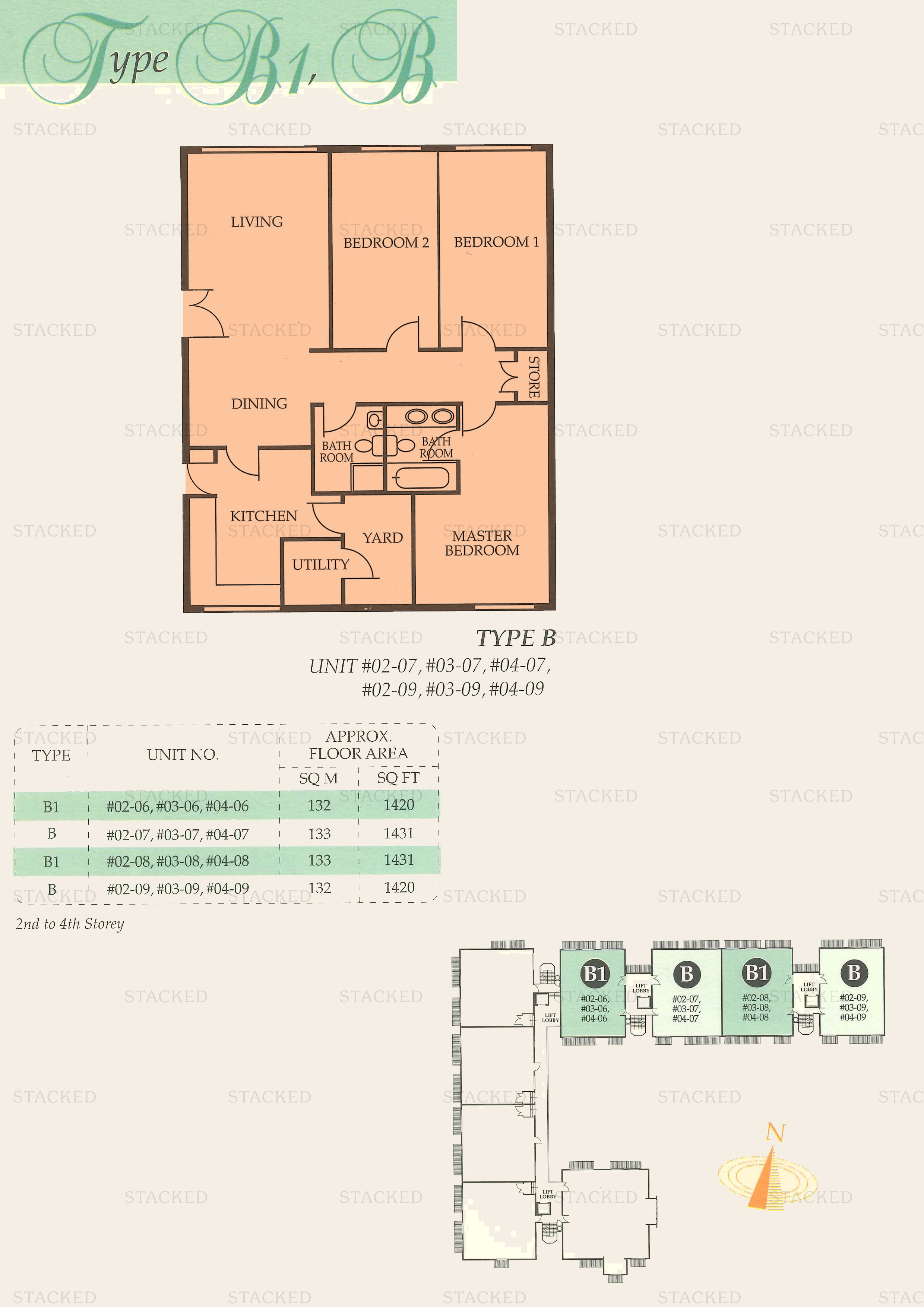 Stacked homes - Eunos Green Singapore Condo Floor Plans, Images And ...