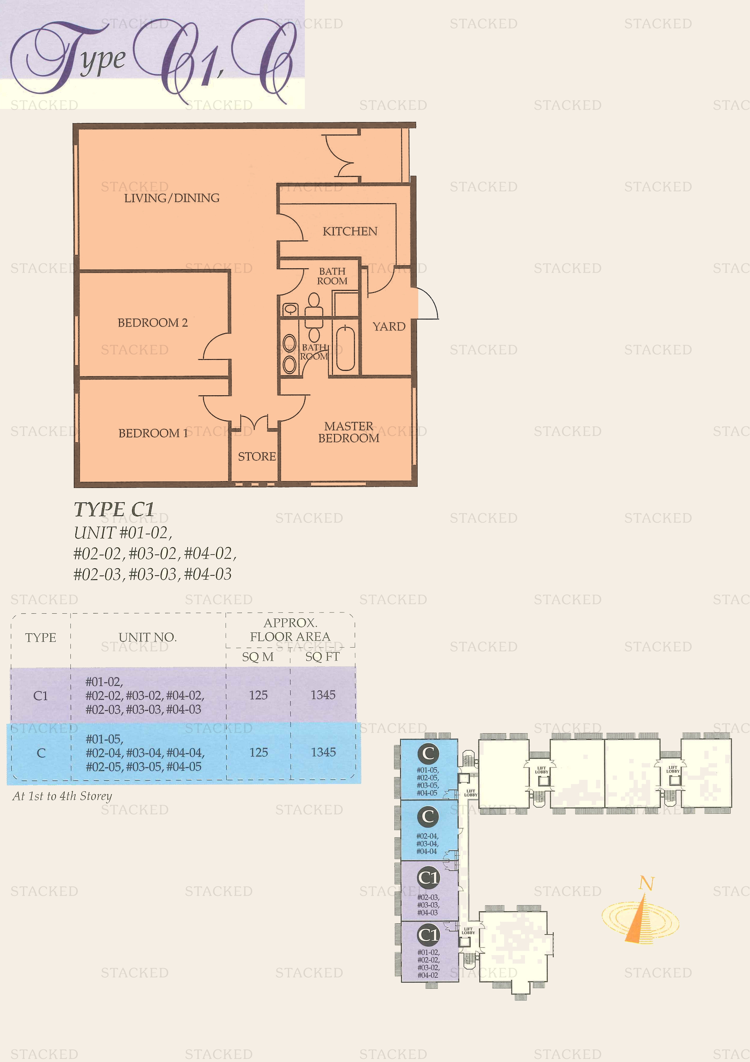 Stacked homes - Eunos Green Singapore Condo Floor Plans, Images And ...