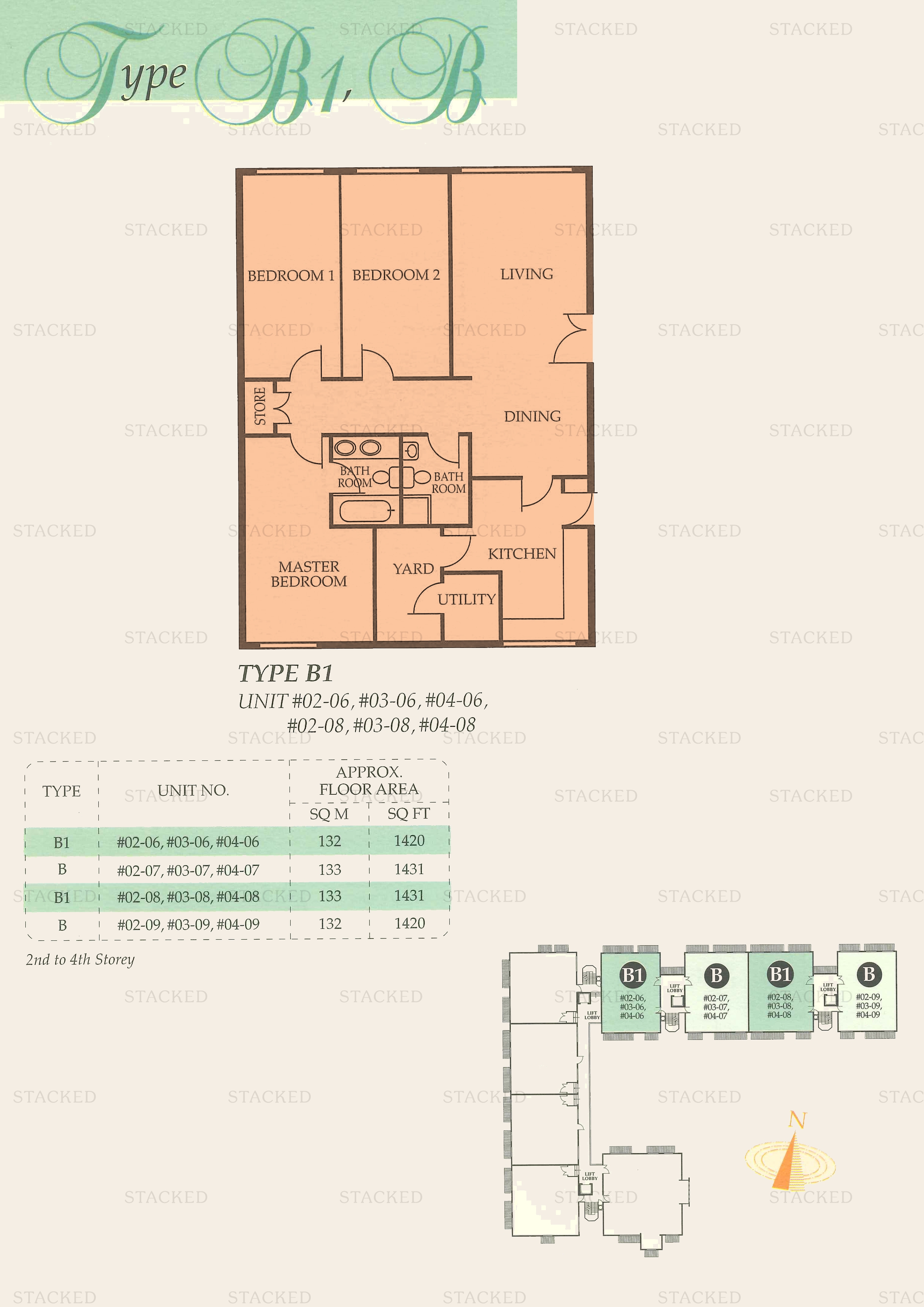 Stacked homes - Eunos Green Singapore Condo Floor Plans, Images And ...